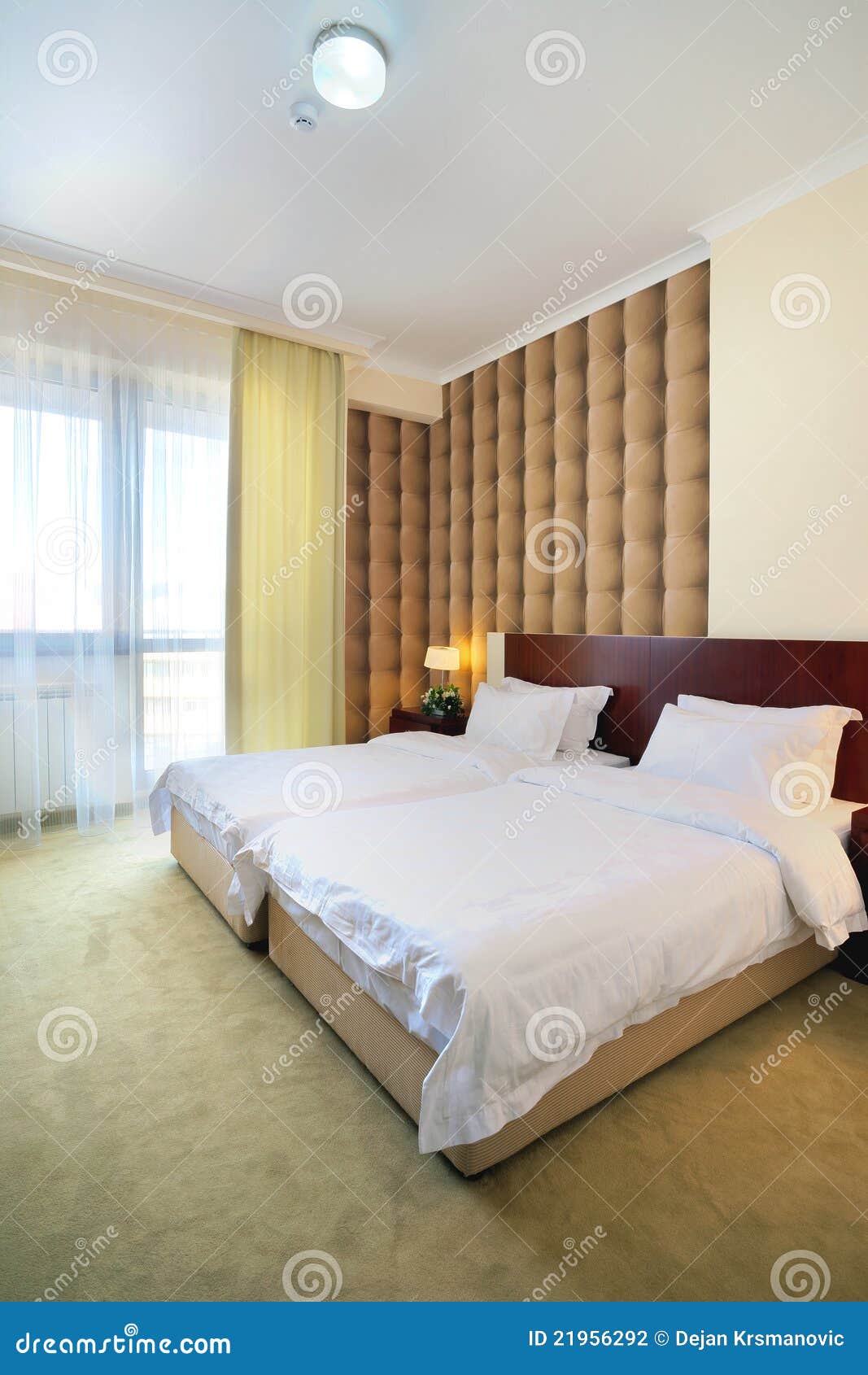 Hotel room for two stock photo. Image of apartment, property - 21956292