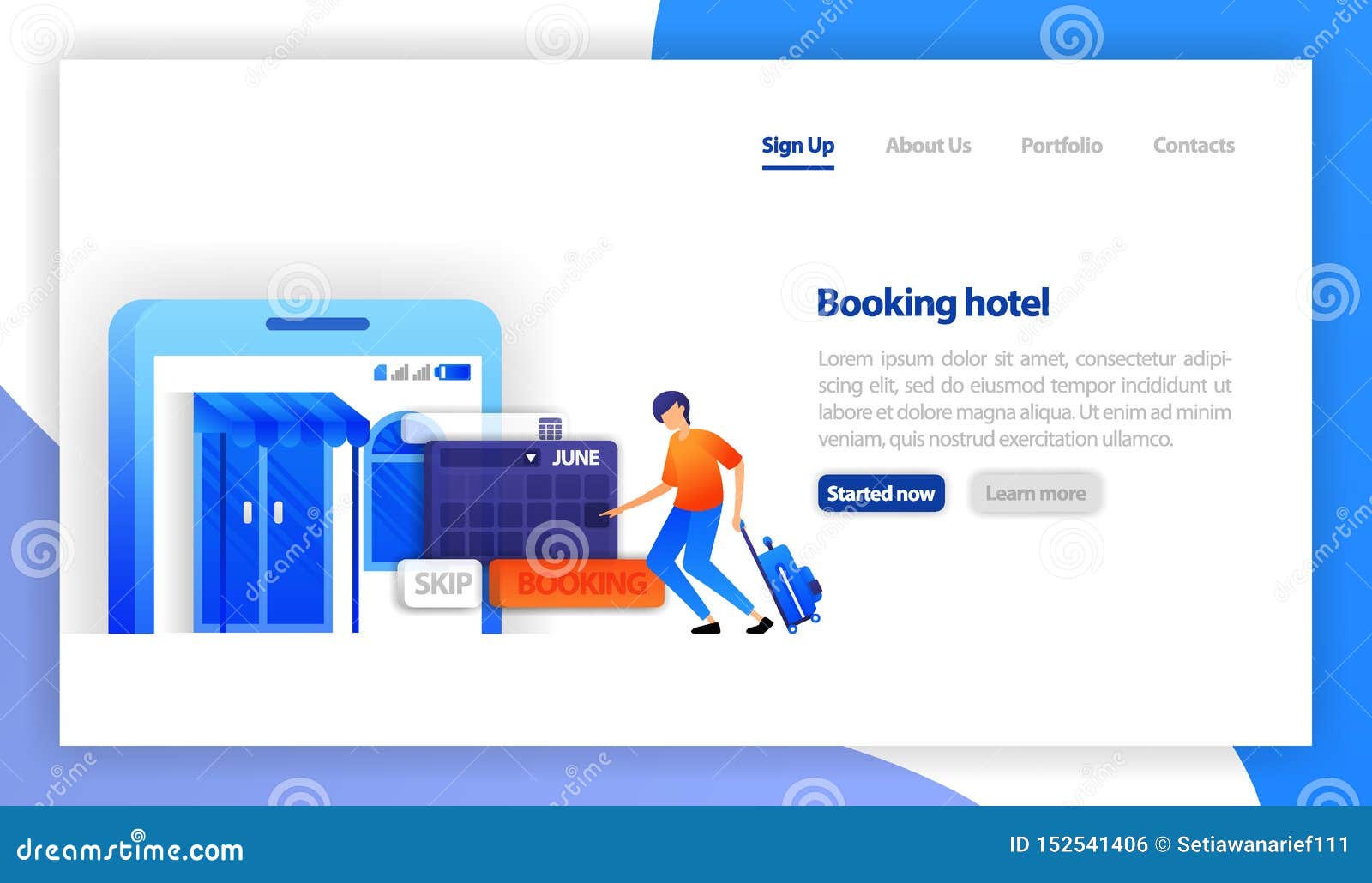 Hotel Search and Booking Online. Isomatric Reservation Application ...