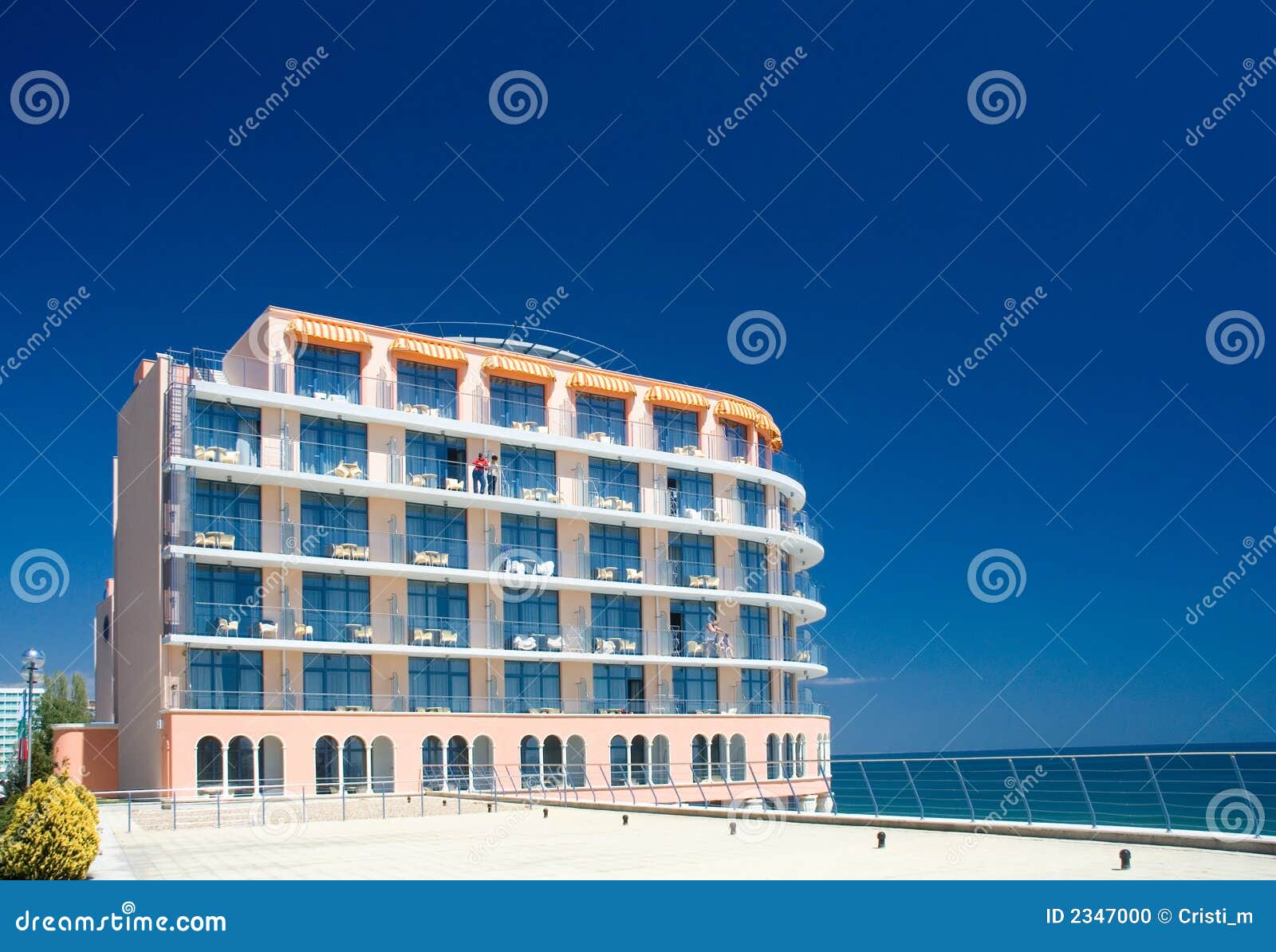Hotel at the seaside stock photo. Image of resort, seasonal - 2347000