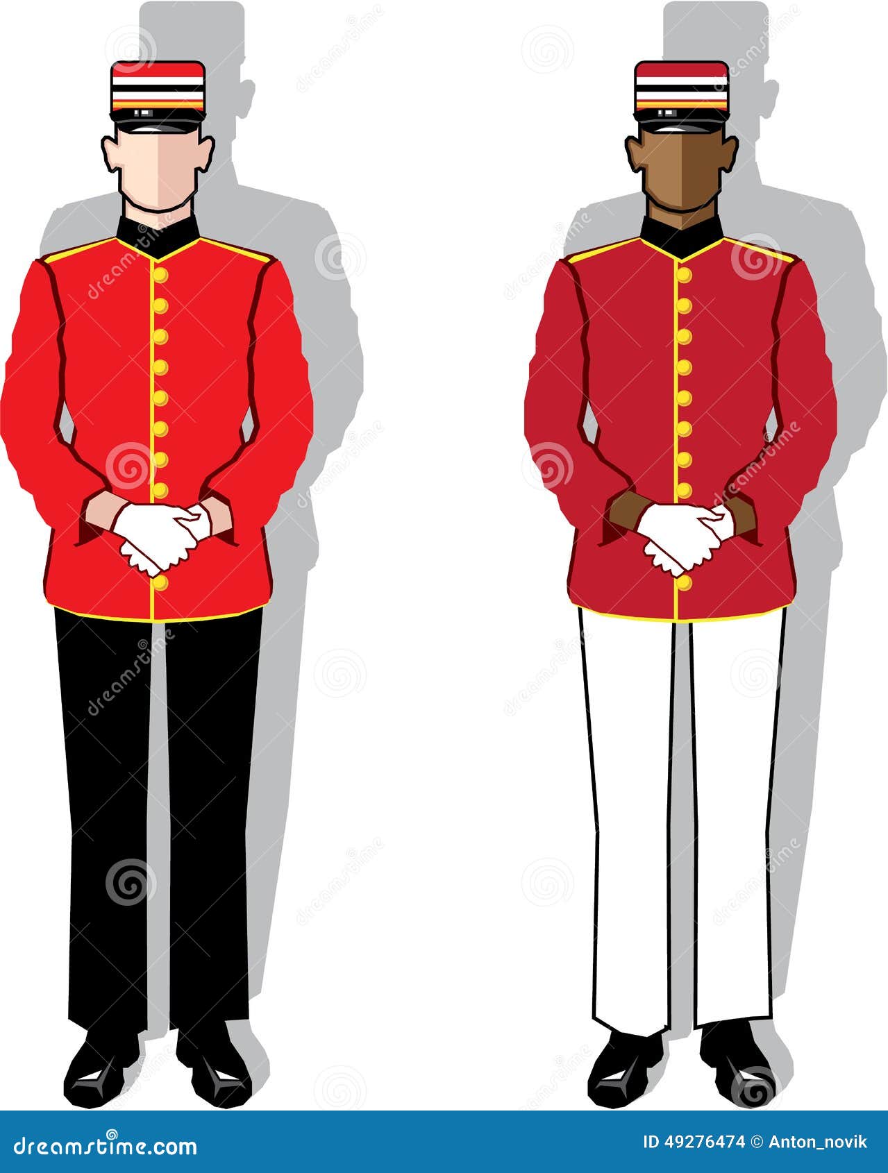 Hotel Servant Vector Stock Vector - Image: 49276474