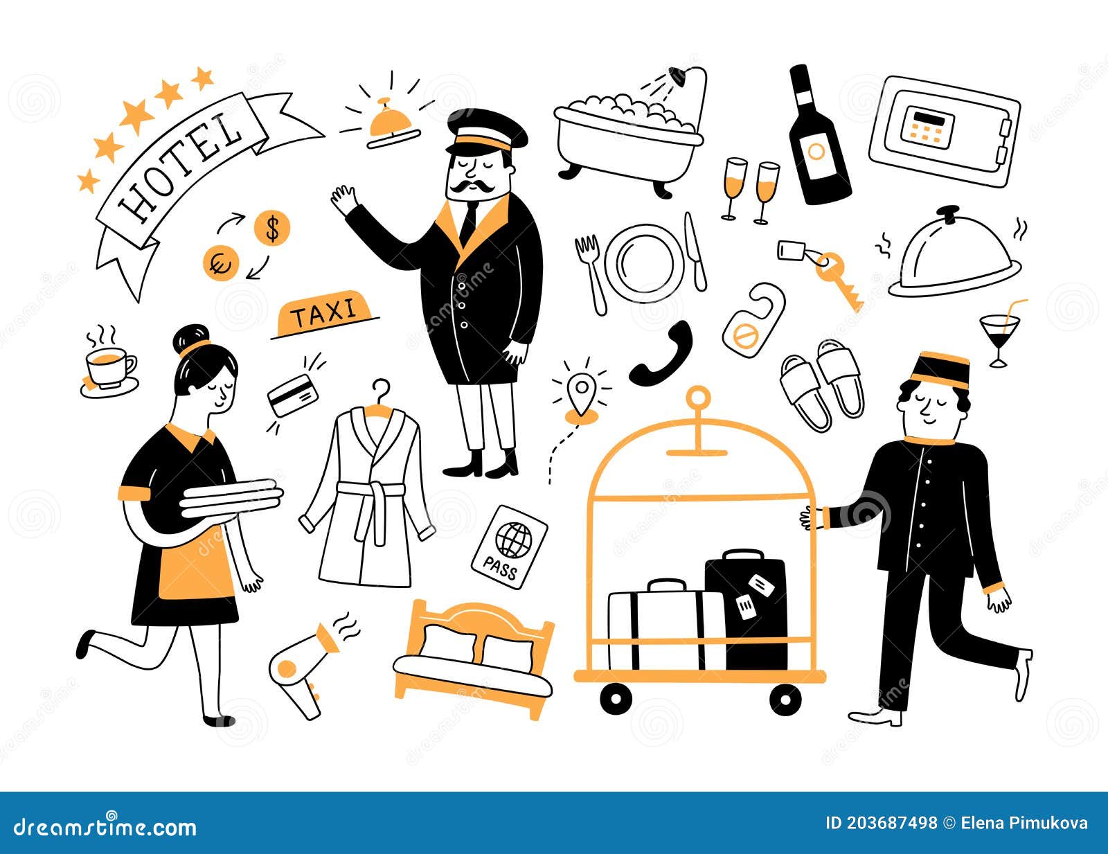 Staff Hand Drawn Stock Illustrations – 3,146 Staff Hand Drawn Stock ...