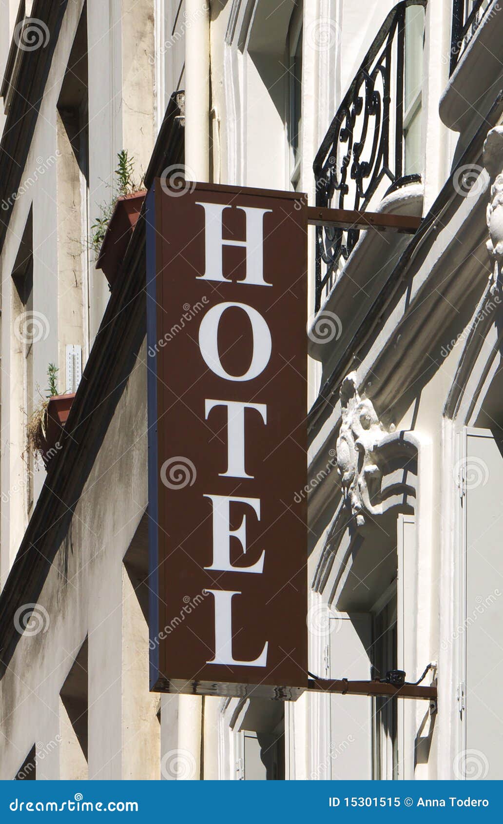 Hotel sign stock image. Image of travel, tourism, european - 15301515