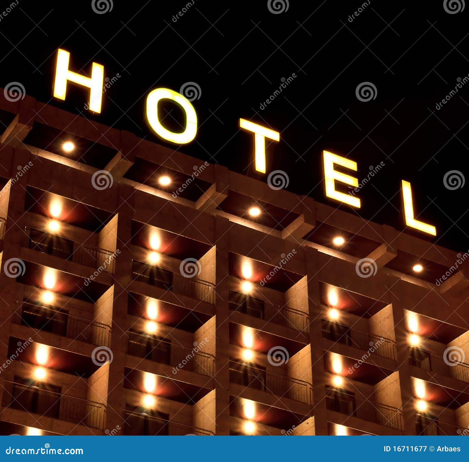 Hotel sign stock image. Image of business, hotel, elegant - 16711677