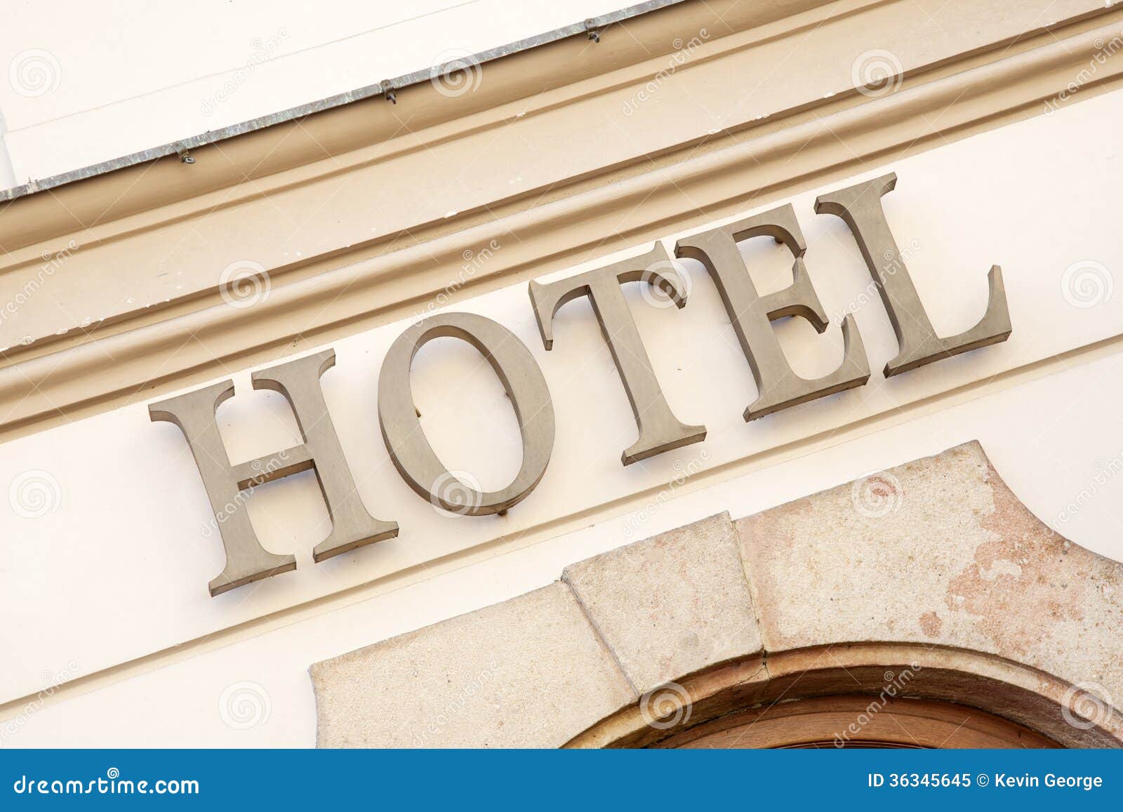 Hotel Sign stock image. Image of english, travel, sign - 36345645