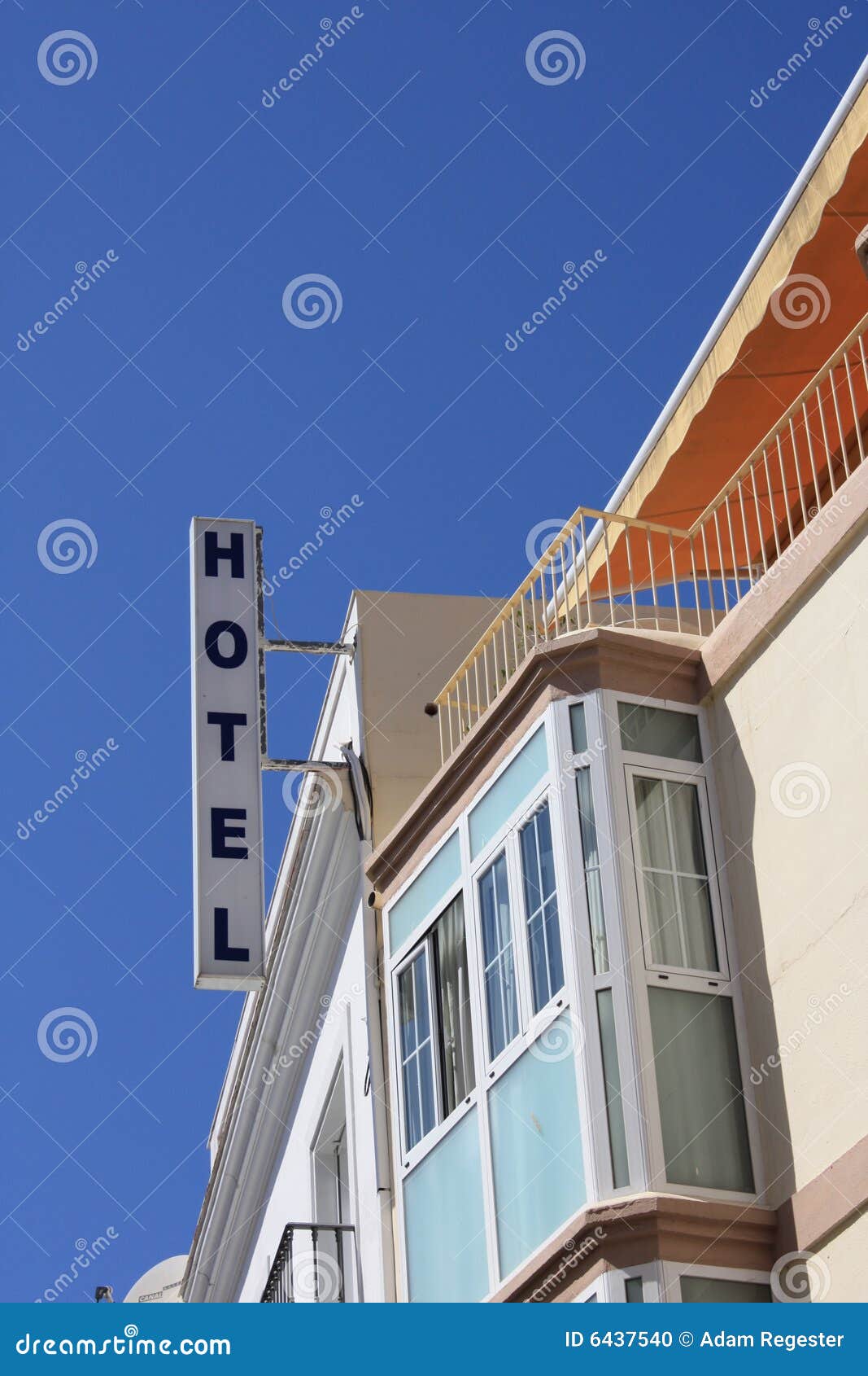 Hotel Sign stock photo. Image of spain, building, travel - 6437540