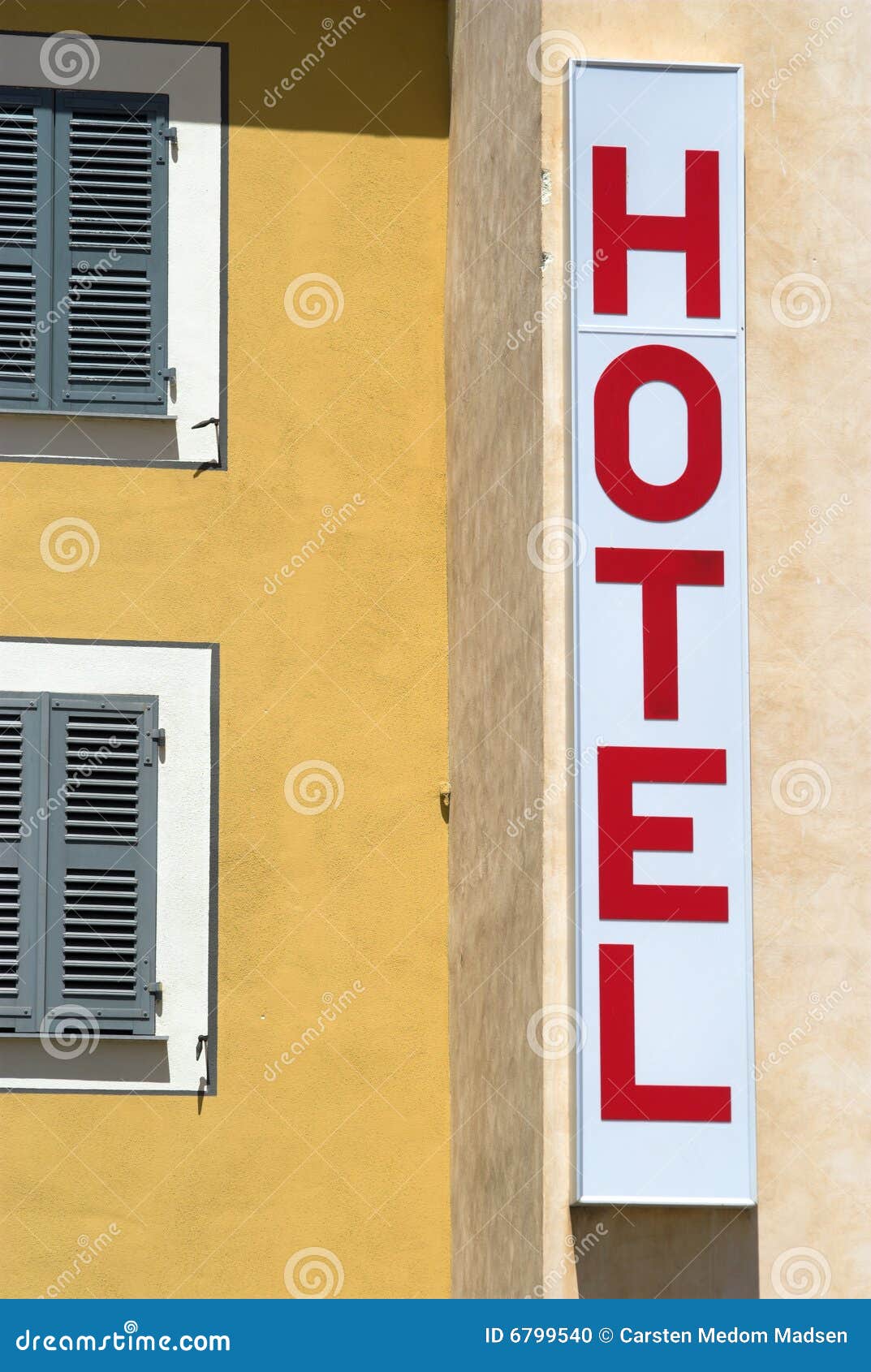 Hotel Sign stock photo. Image of business, sign, hotel - 6799540