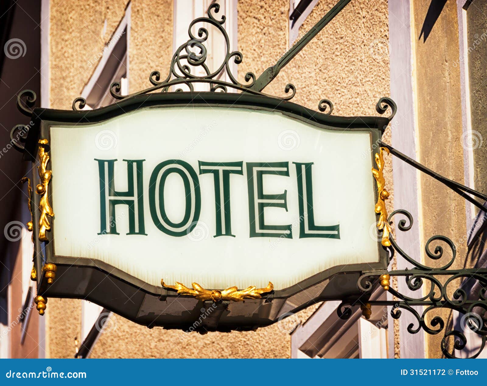 Hotel sign stock photo. Image of remote, retro, horizontal - 31521172