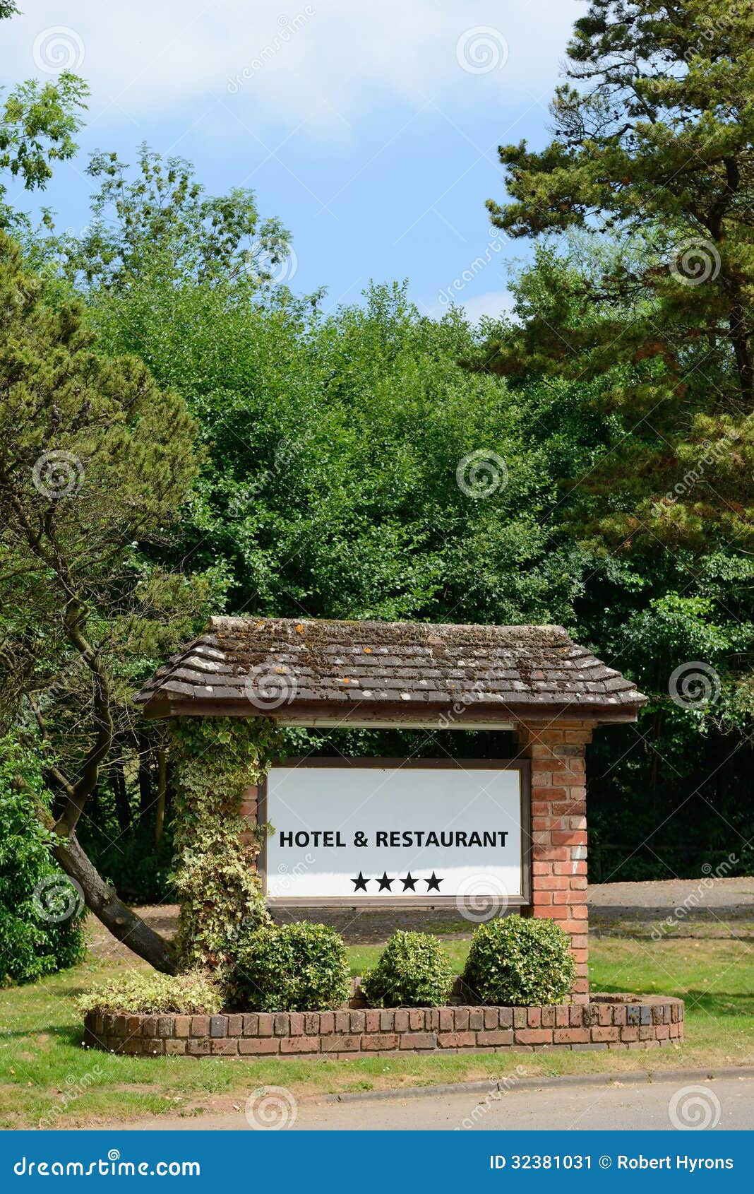 Hotel sign stock image. Image of detail, country, destinations - 32381031