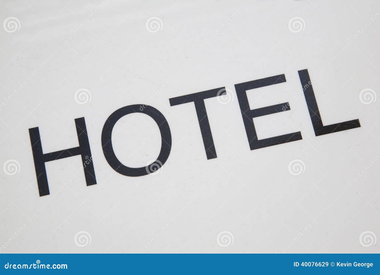 Hotel Sign stock image. Image of tilt, black, vacation - 40076629