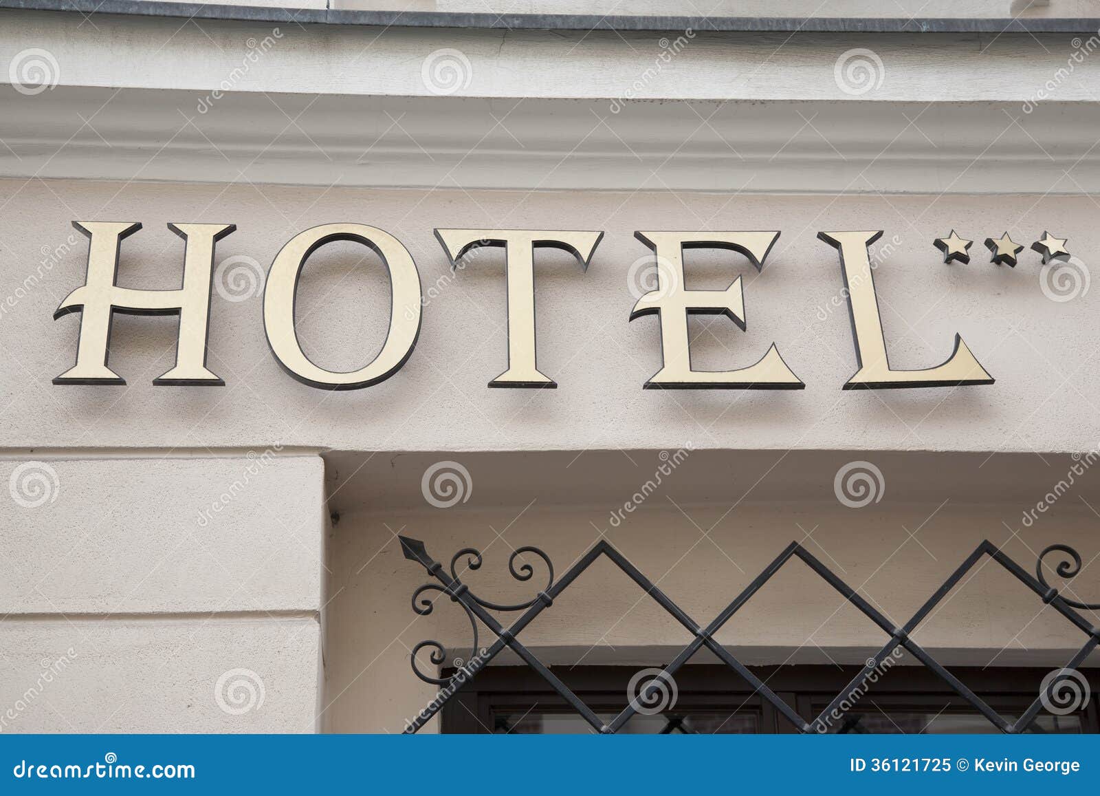 Hotel Sign stock image. Image of holiday, star, tourism - 36121725