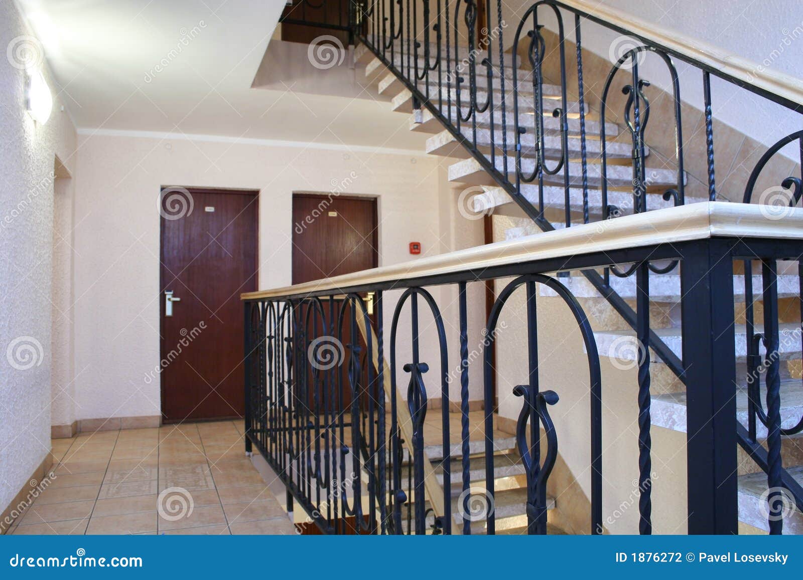 Hotel stair stock photo. Image of decoration, stair, house - 1876272