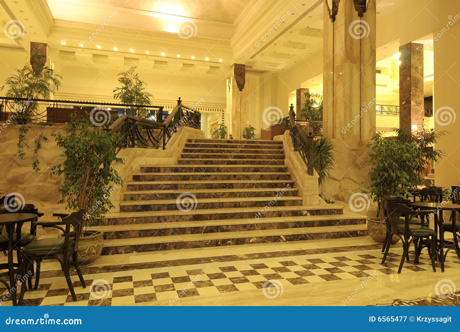 Hotel Staircase stock image. Image of hallway, beautiful - 6565477