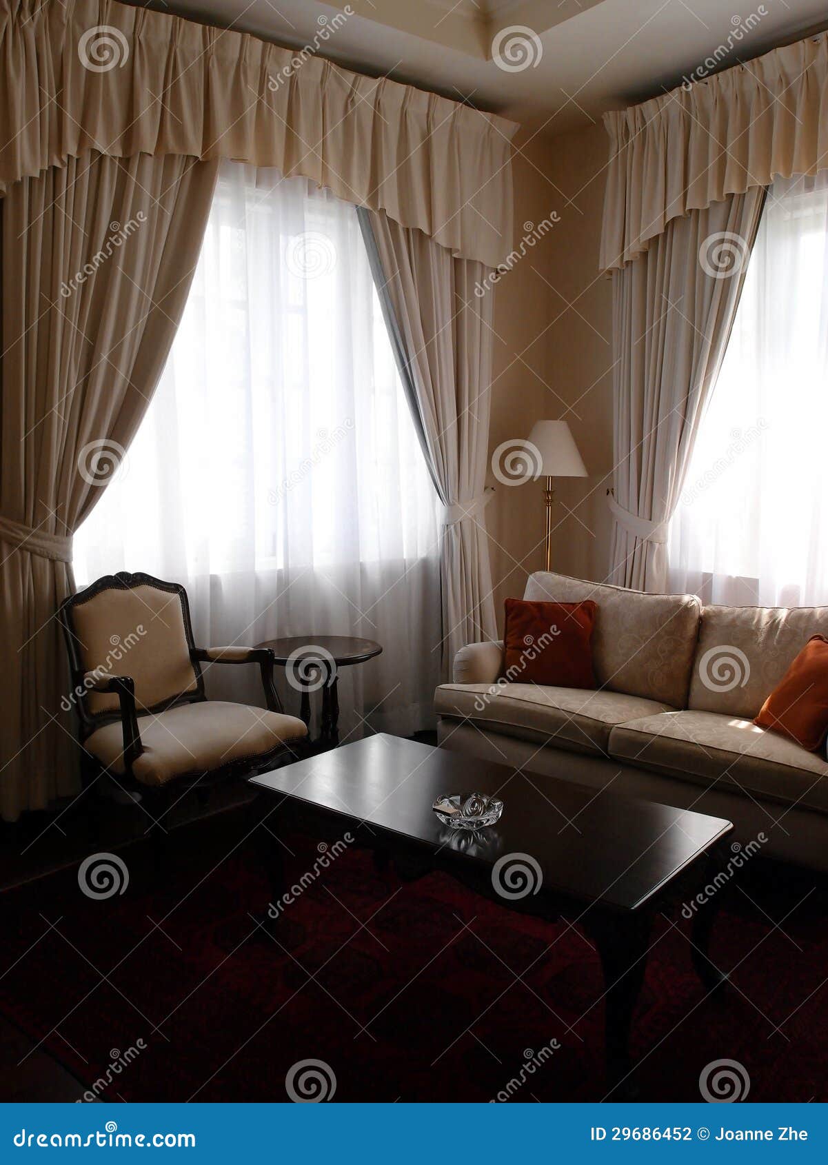 Hotel Suite Sitting Room Space Stock Photo - Image of room, luxurious ...