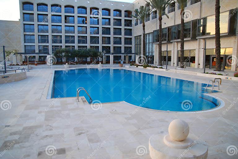 Hotel swimming pool stock image. Image of hotel, clean - 10306331