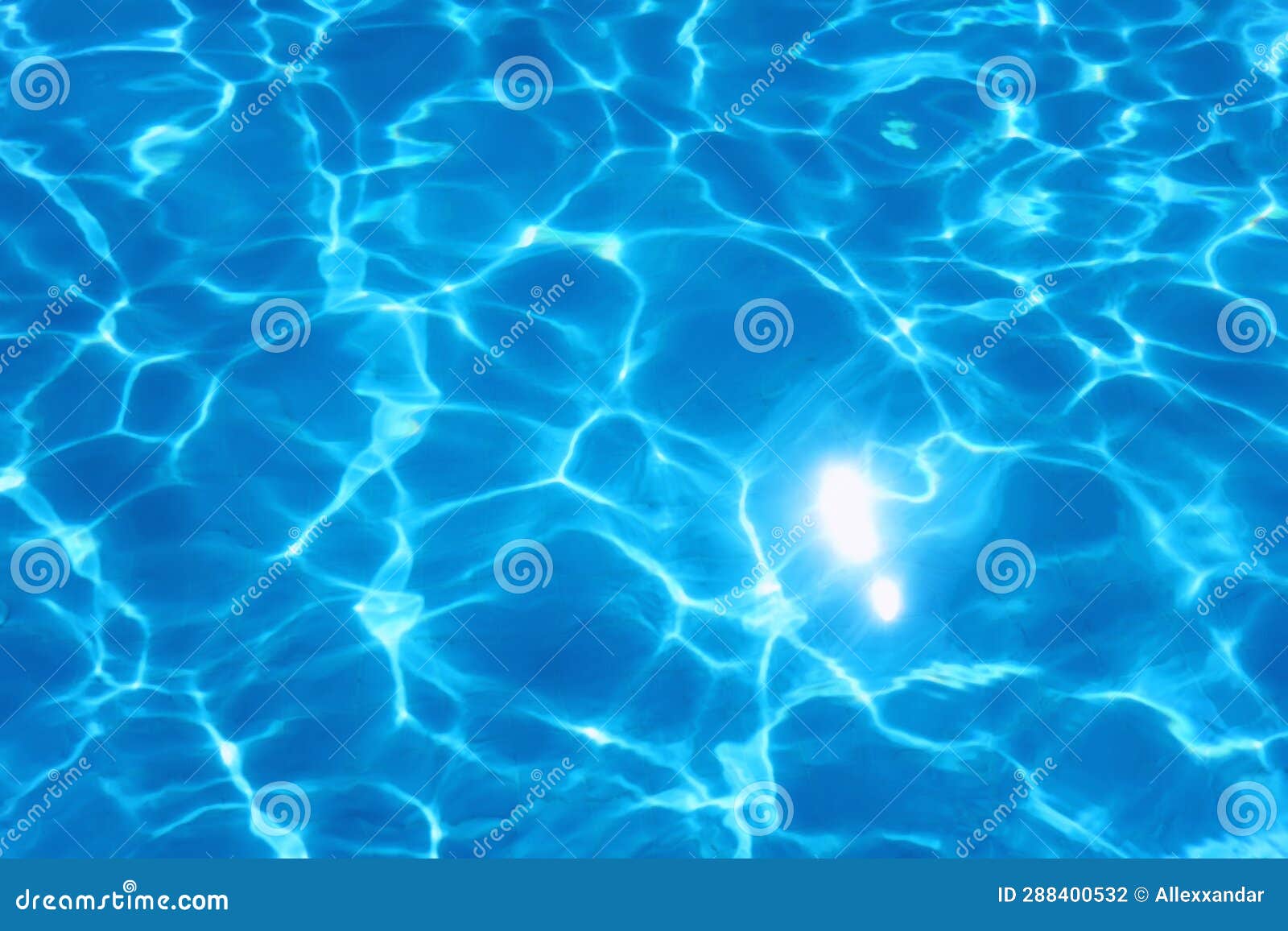 Hotel Swimming Pool Water Sun Reflection Background Stock Photo - Image ...