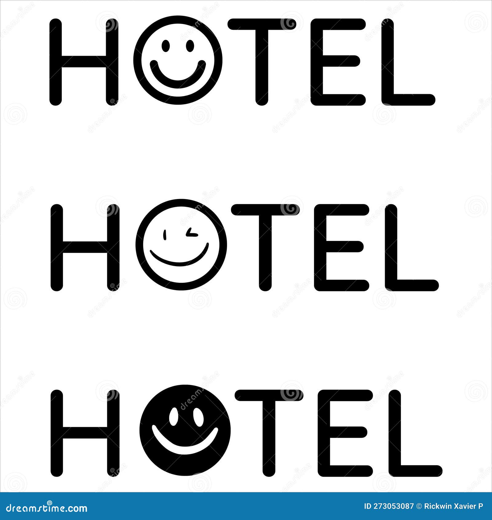 Hotel Typography. Collection of Hotel. Hotel Calligraphy. Hotel Title ...
