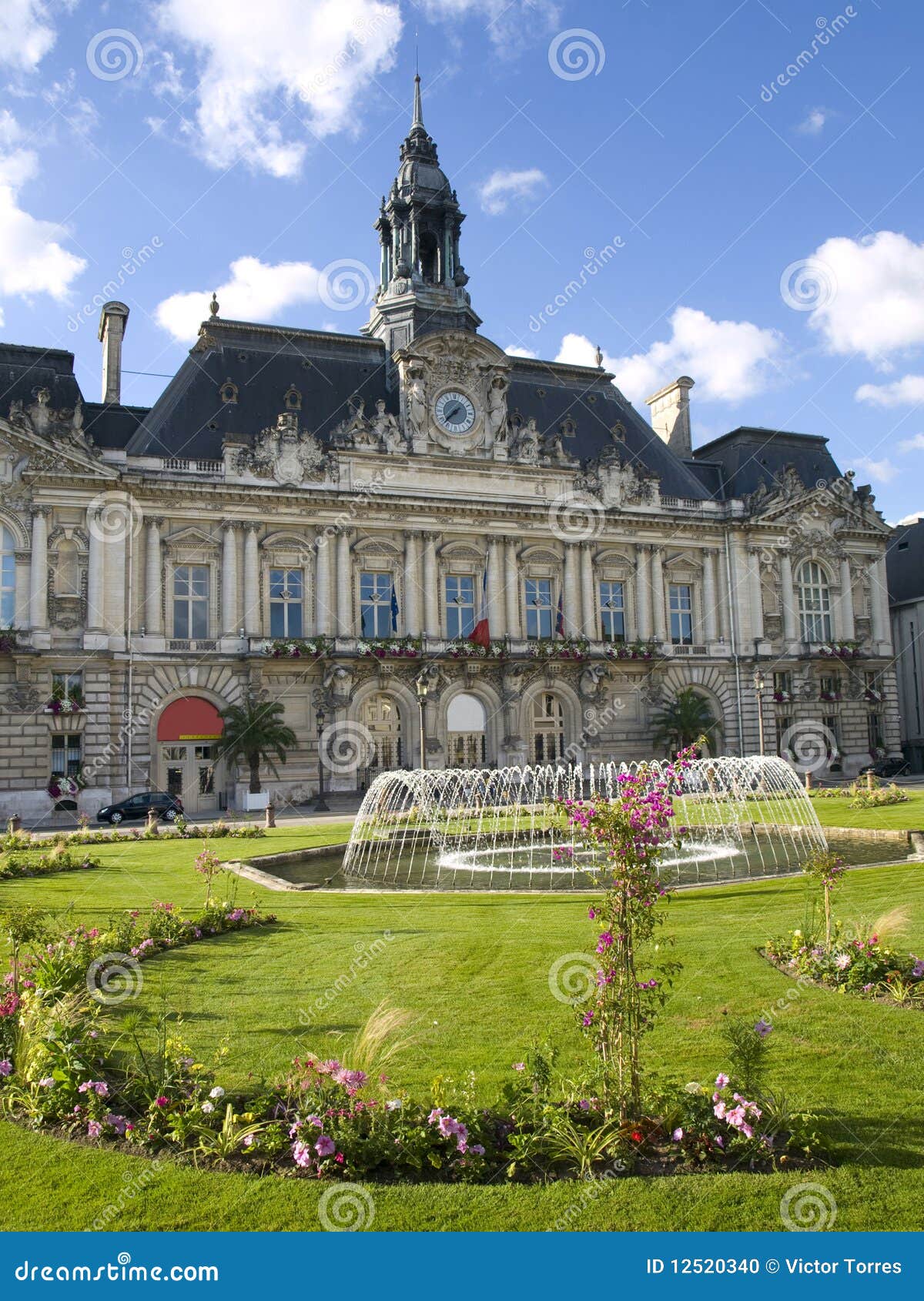 Hotel in the Ville of Tours Stock Photo - Image of view, city: 12520340