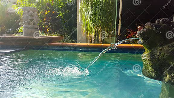Hotel Water Feature stock image. Image of water, feature - 69284559