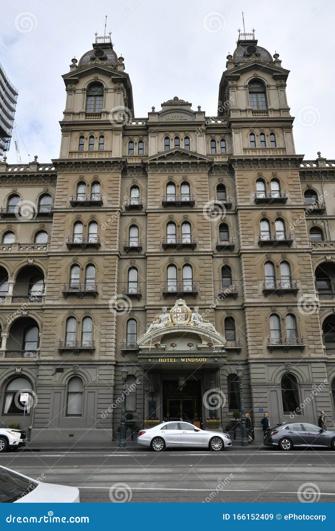 MELBOURNE, AUSTRALIA, April 2019, People at Hotel Windsor Editorial ...