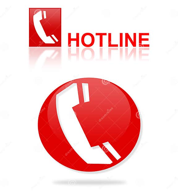 Hotline stock illustration. Illustration of information - 12321453