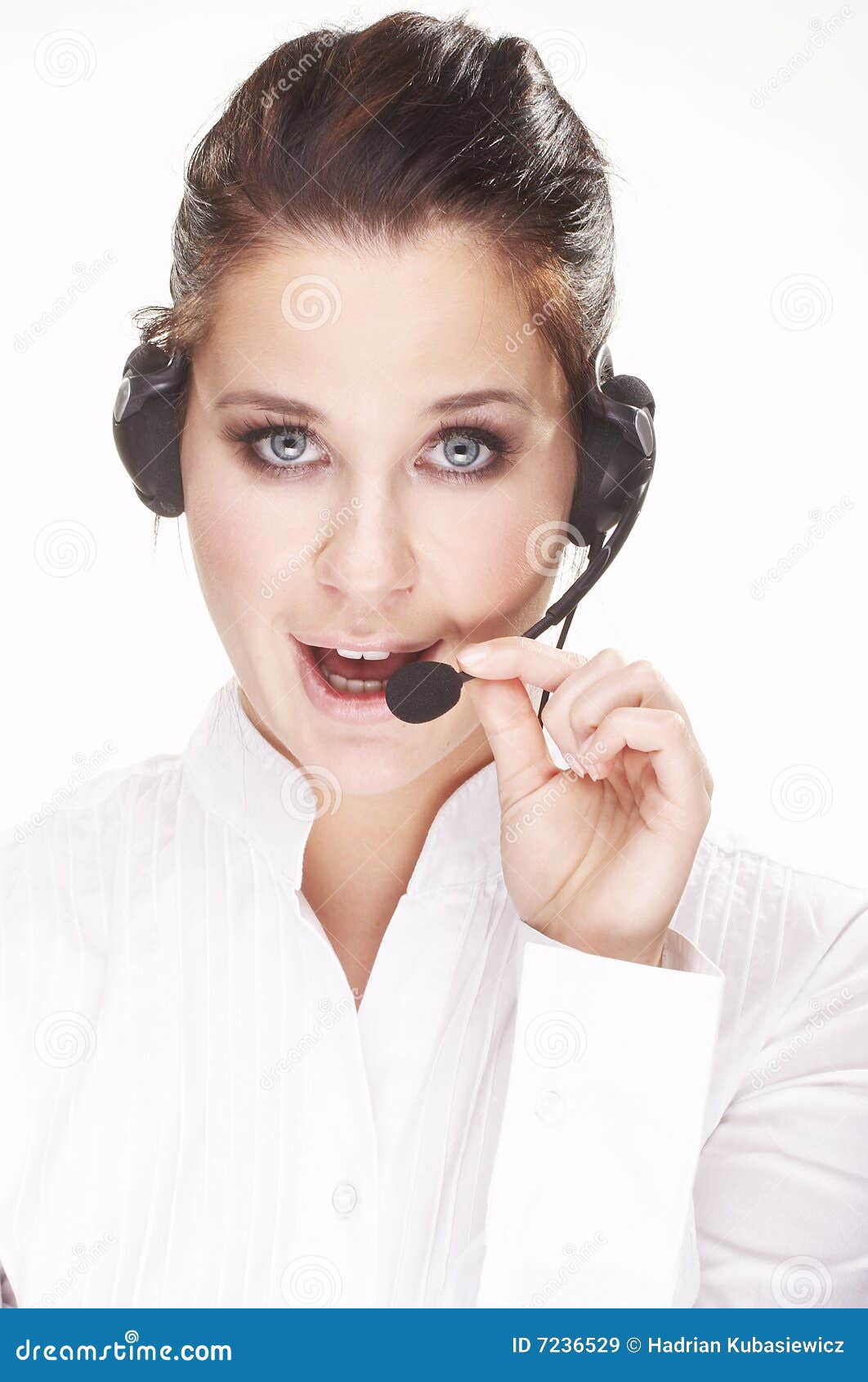 Hotline operator stock image. Image of commerce, helpline - 7236529