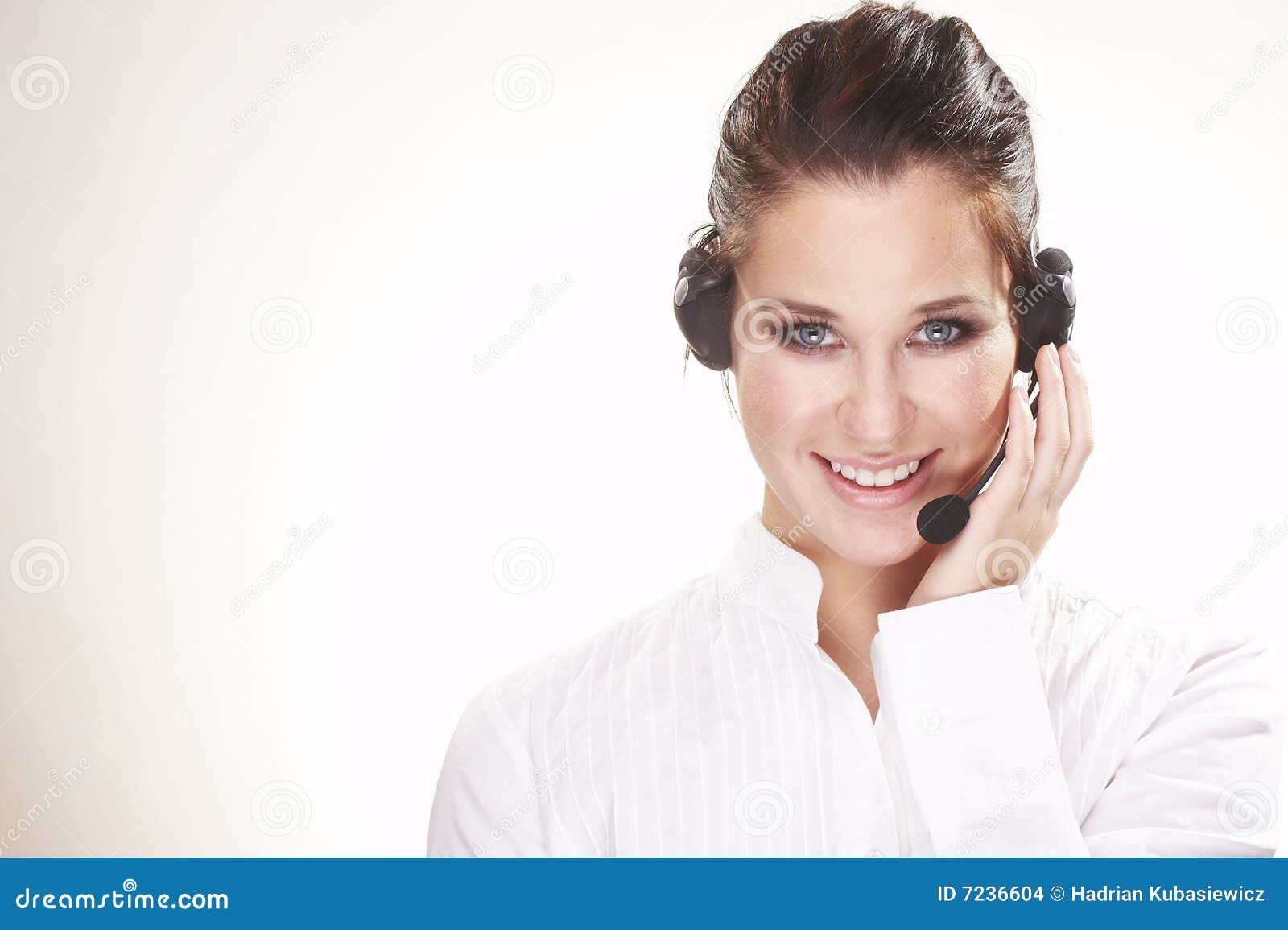 Hotline operator stock photo. Image of business, center - 7236604