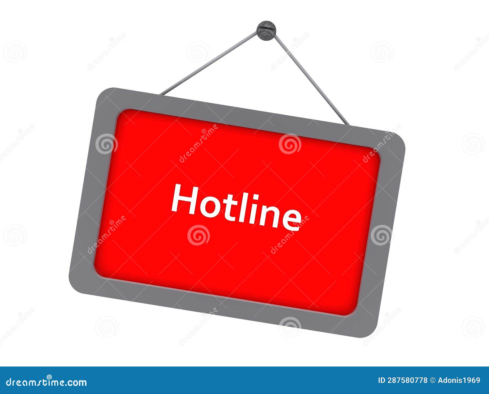 Hotline sign on white stock illustration. Illustration of mental ...