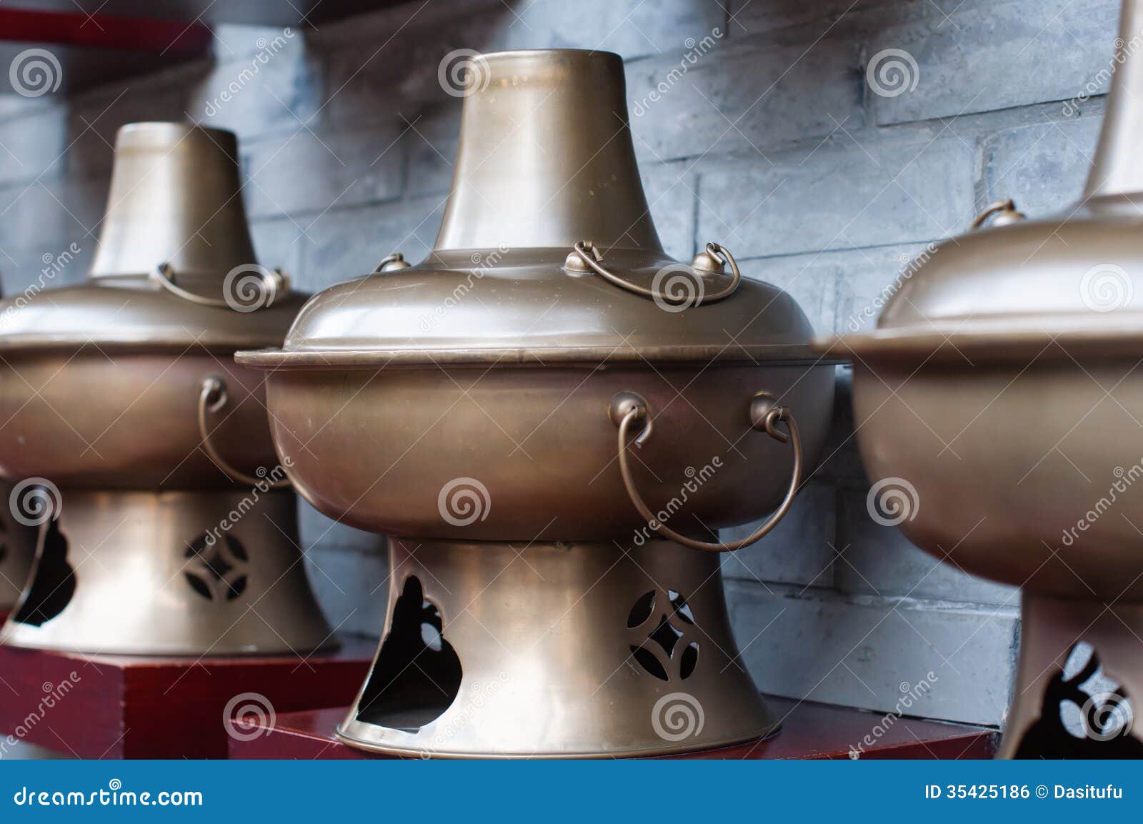 Fire pots stock photo. Image of chinese, heat, sheet - 35425186