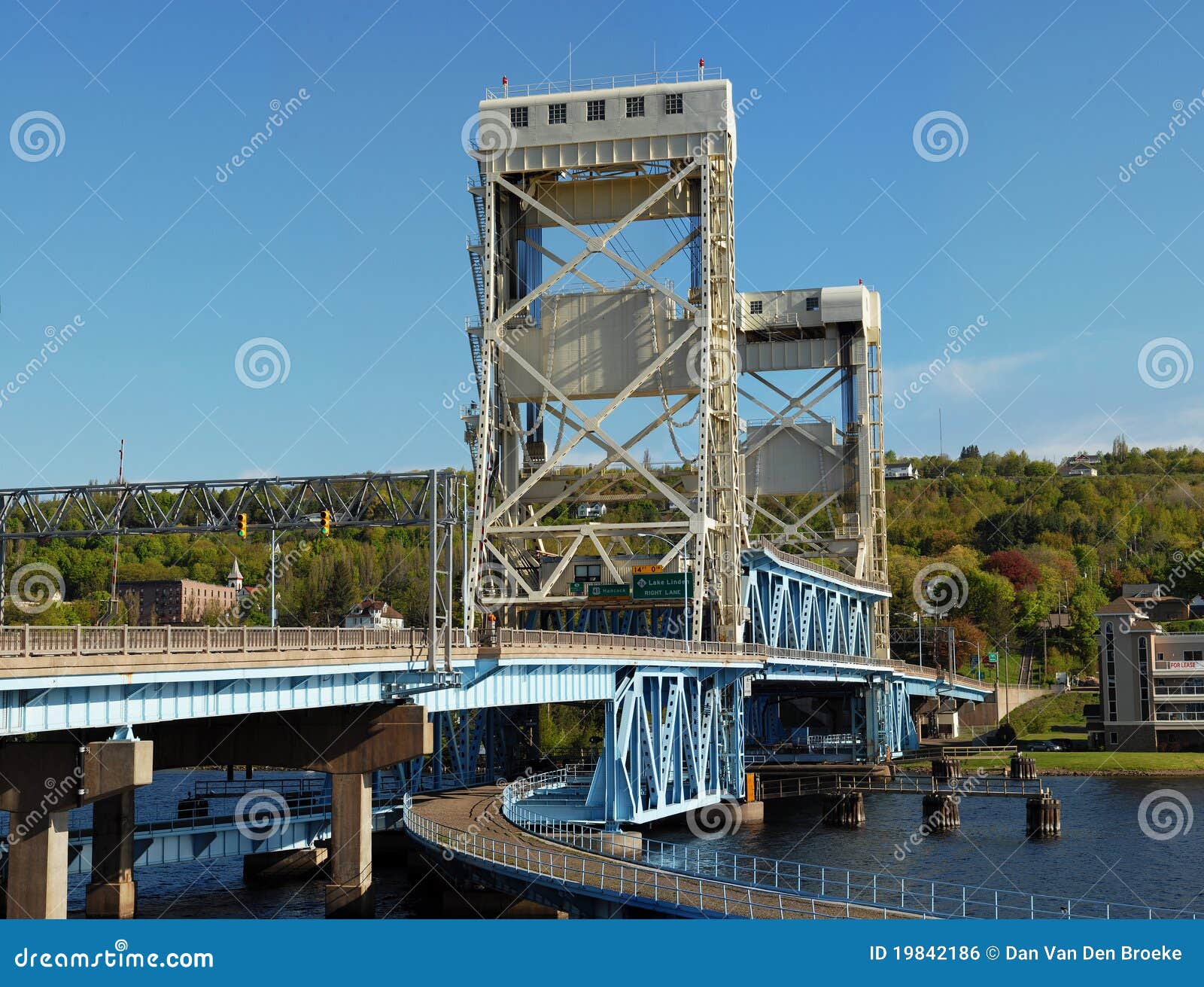 Houghton County Bridge in Michigan Stock Photo - Image of michigan ...