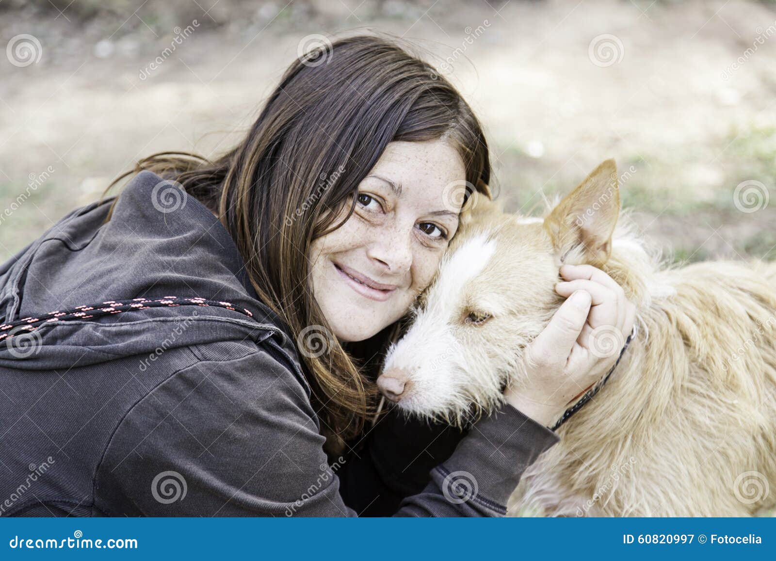 Hound dog person stock image. Image of middle, adorable - 60820997