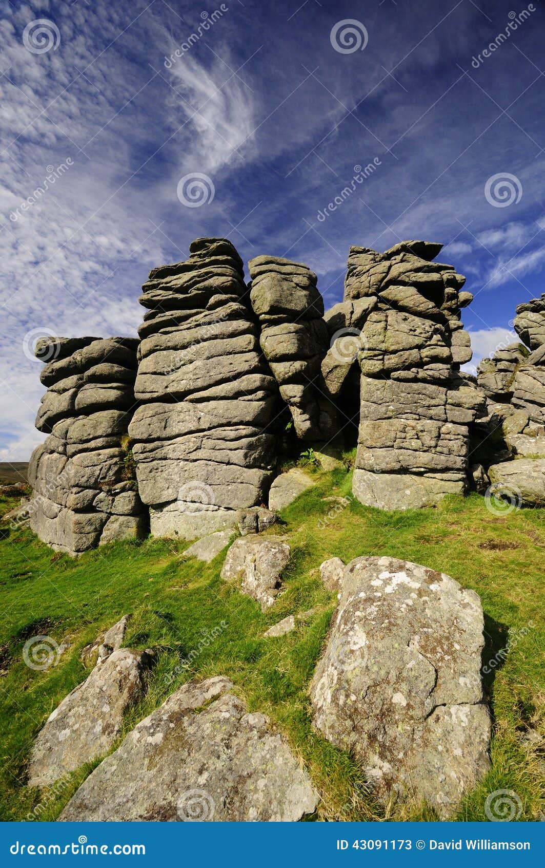 Hound Tor in Devon stock image. Image of great, tourism - 43091173