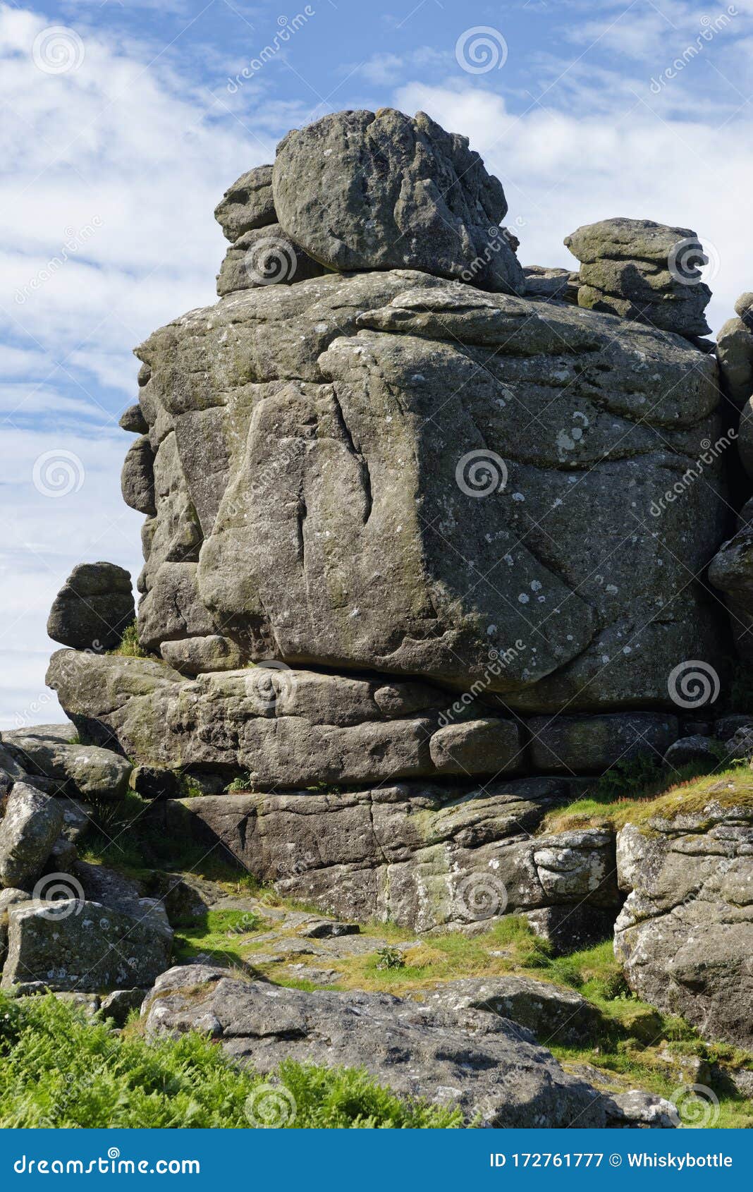 Hound Tor stock image. Image of landscape, british, portrait - 172761777
