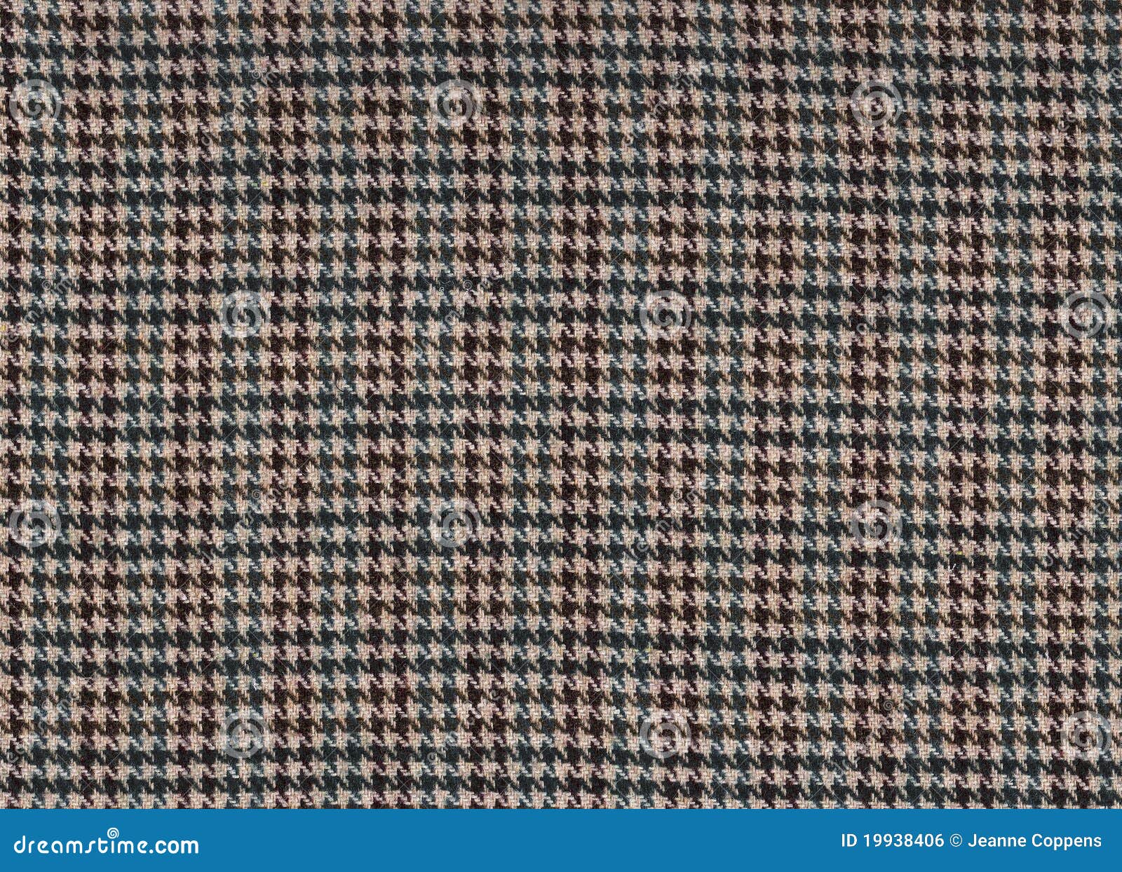 Houndstooth Check Fabric stock photo. Image of warn, autumn - 19938406