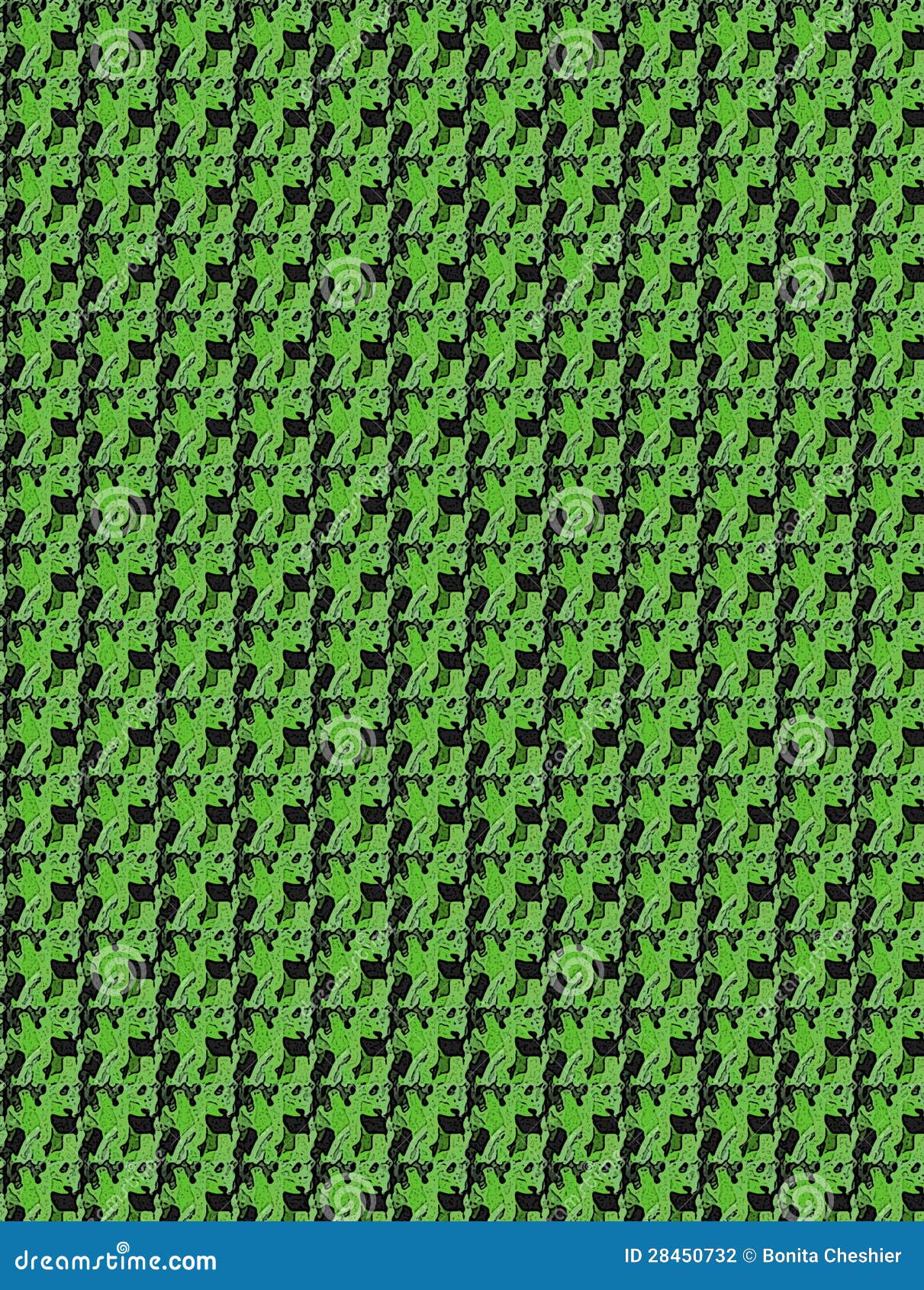 Houndstooth Green and Black Stock Illustration - Illustration of fabric ...