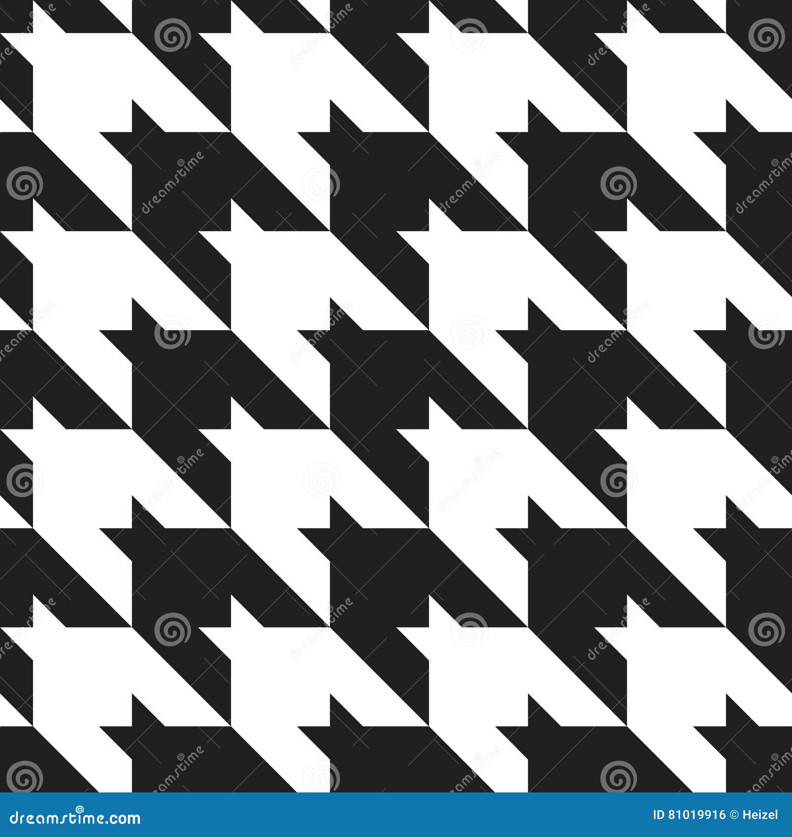 Houndstooth pattern stock vector. Illustration of repetition - 81019916