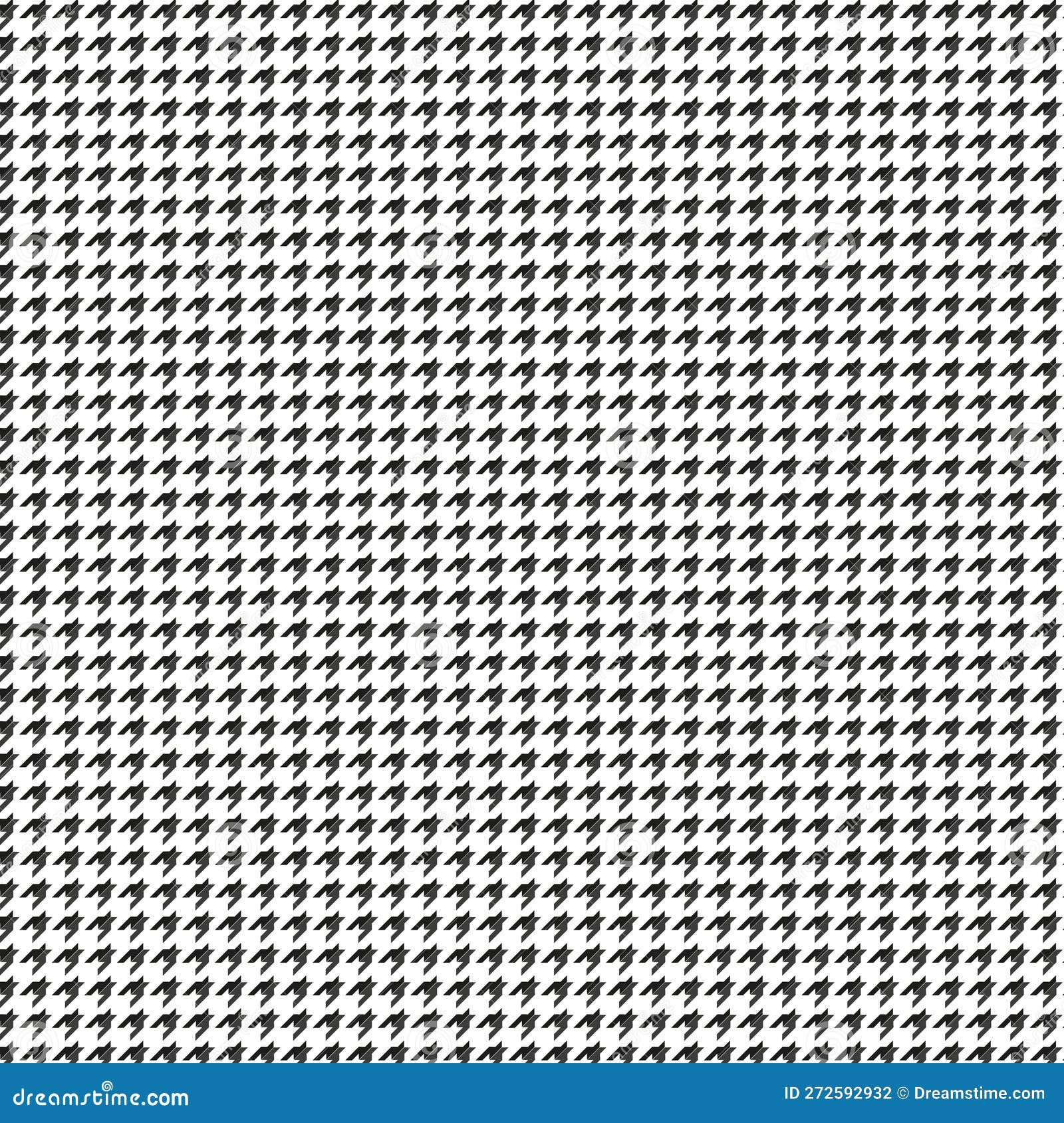 Houndstooth Seamless Pattern. Repeated Houndtooth Texture. Black Hound ...