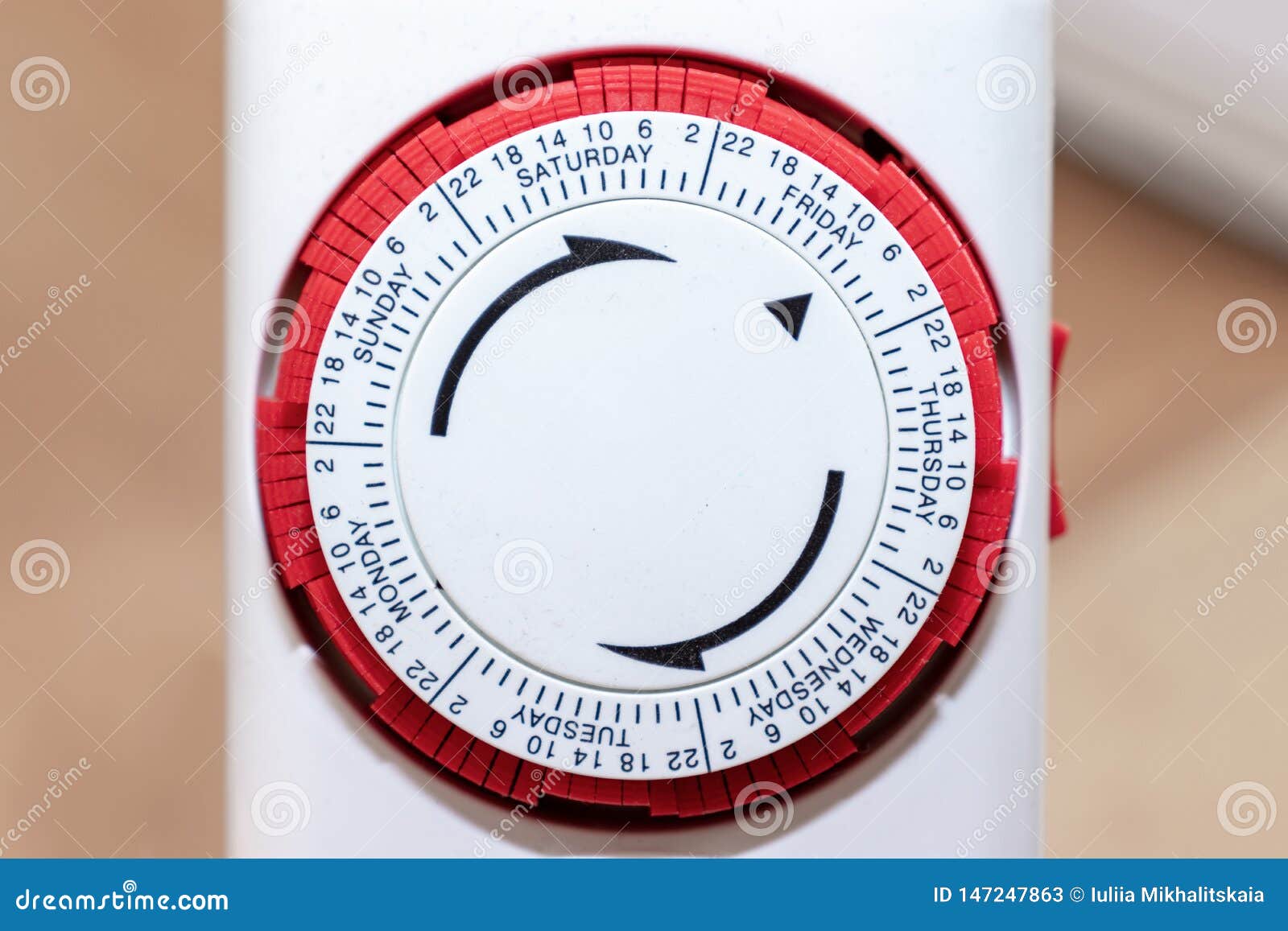 24 Hour 7 Days A Week Mains Plug In Timer Switch European Socket For ...