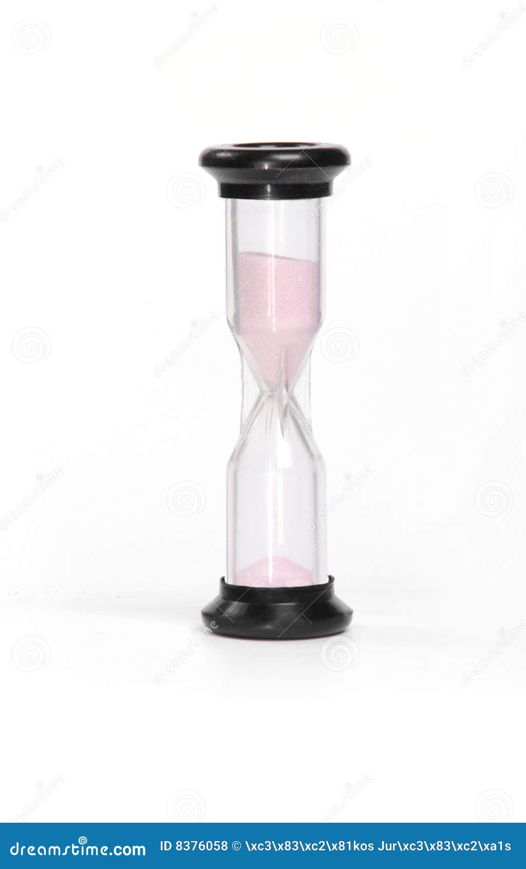 Hour-glass stock photo. Image of work, pink, black, hour - 8376058