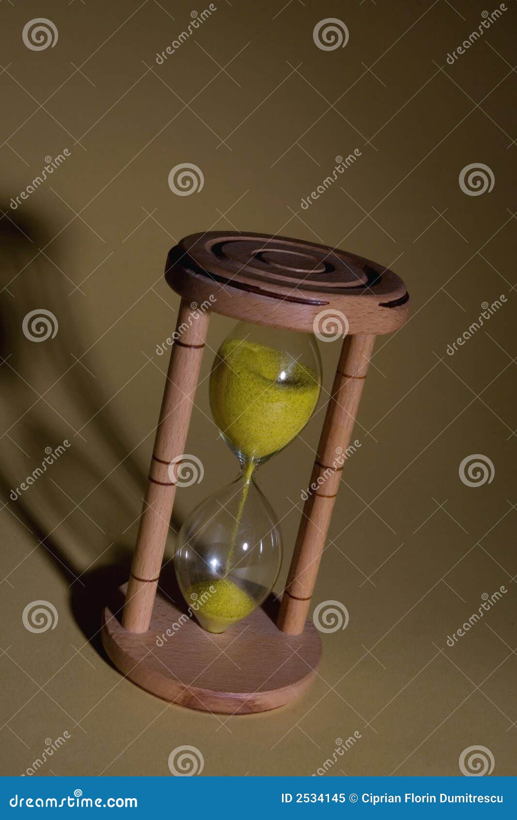 Hour-glass perspective stock image. Image of wood, glass - 2534145
