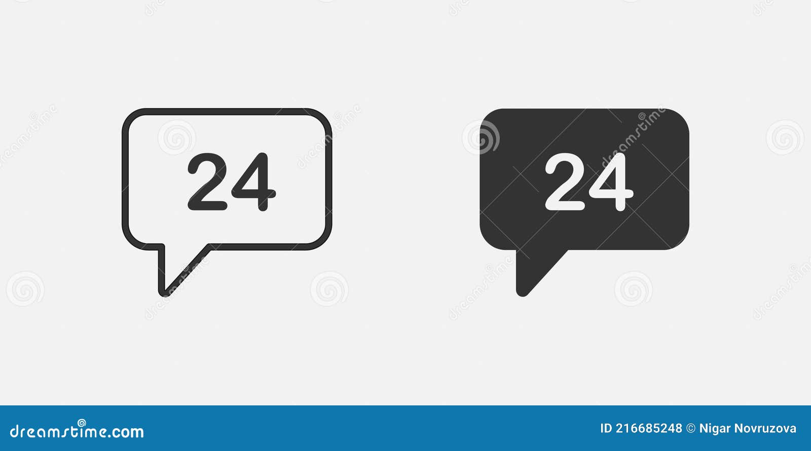 24 Hour Icon Vector. Vector Graphic Design Template Illustration Stock ...