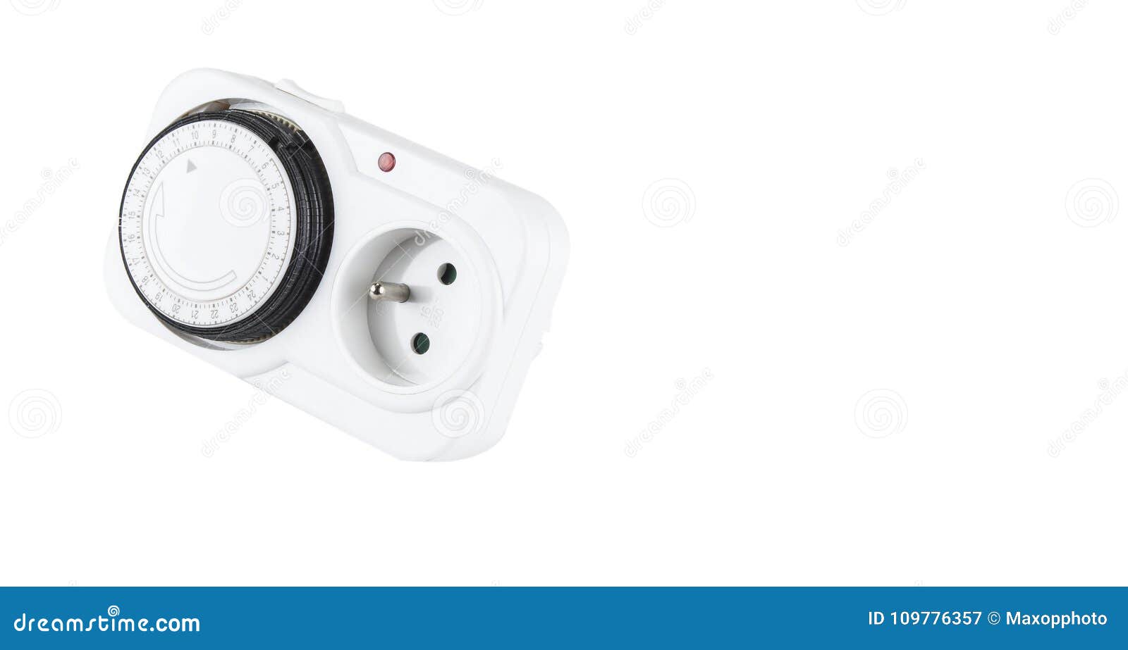 24 Hour Mains Plug in Timer Switch Time Clock European Socket. Stock ...