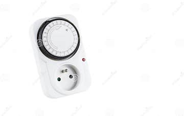 24 Hour Mains Plug in Timer Switch Time Clock European Socket. Stock ...