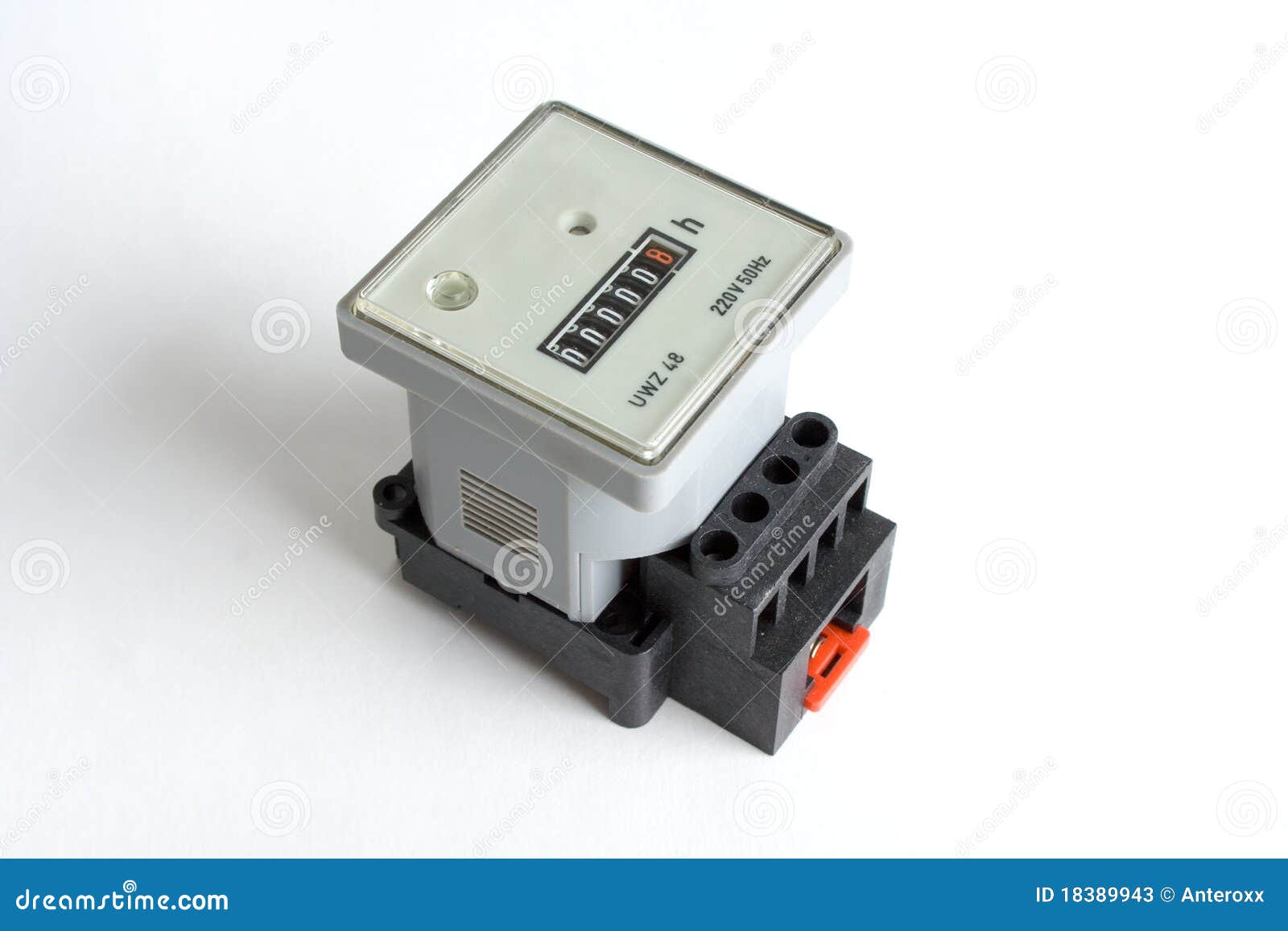 Hour meter stock image. Image of electricity, power, main - 18389943