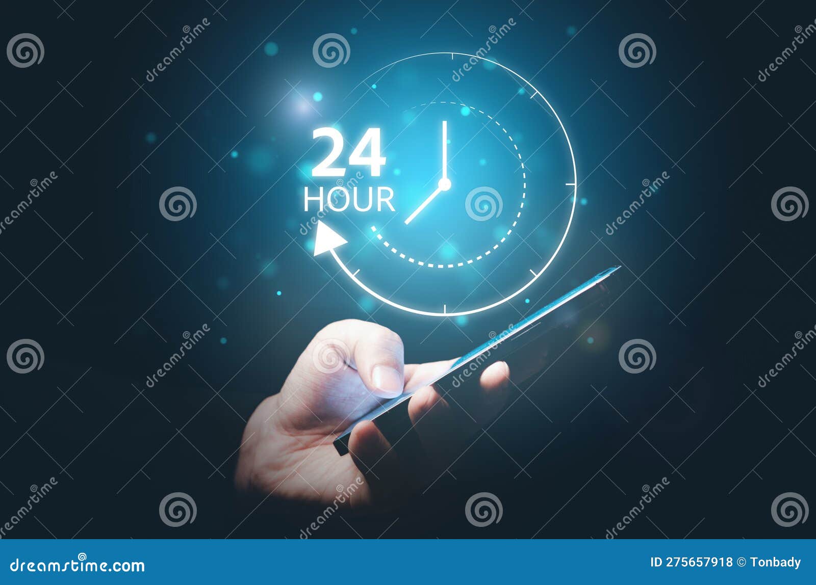 24hour Open, Service 24 Hour, Working 24 Hour 7 Days Stock Illustration ...