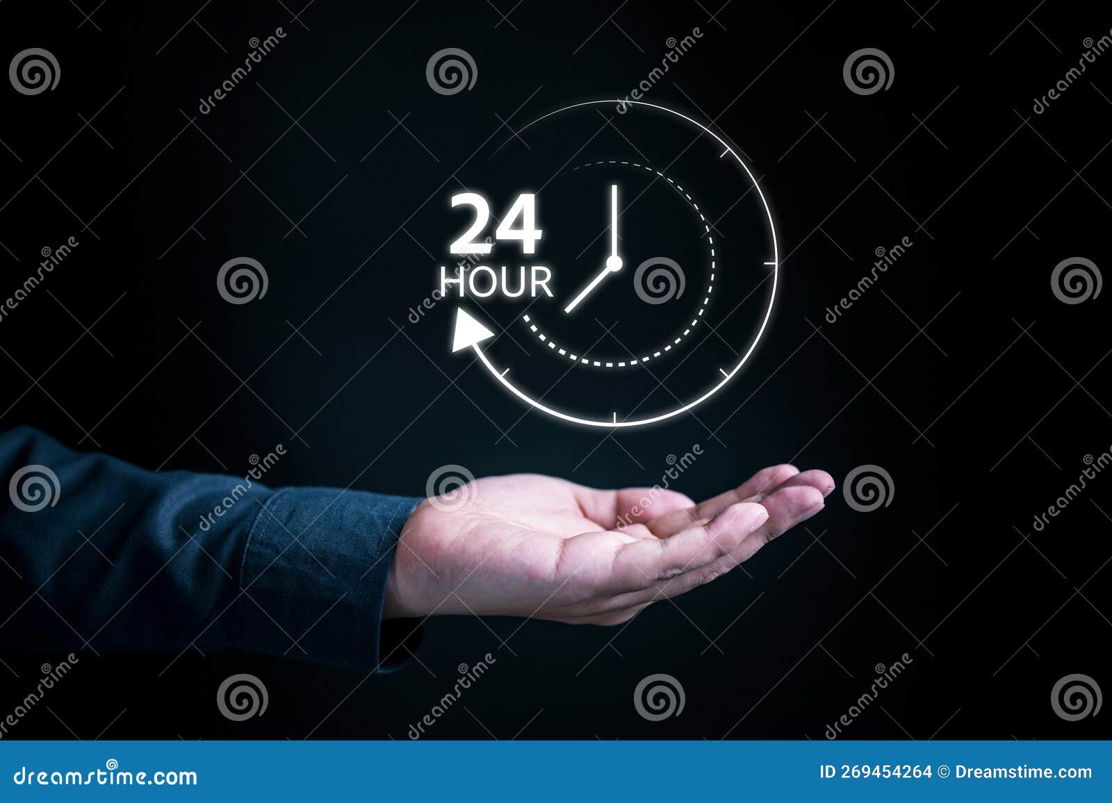 24hour Open, Work 24 Hour, Service Stock Photo - Image of advertisement ...