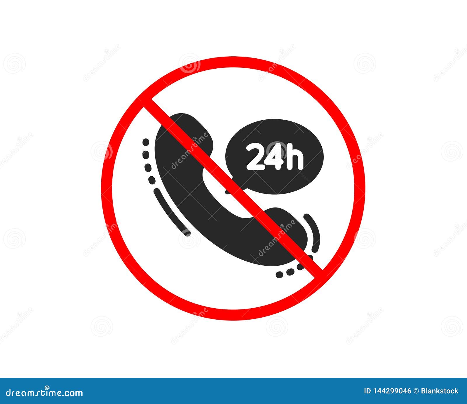 24 Hour Service Icon. Call Support Sign. Vector Stock Vector ...