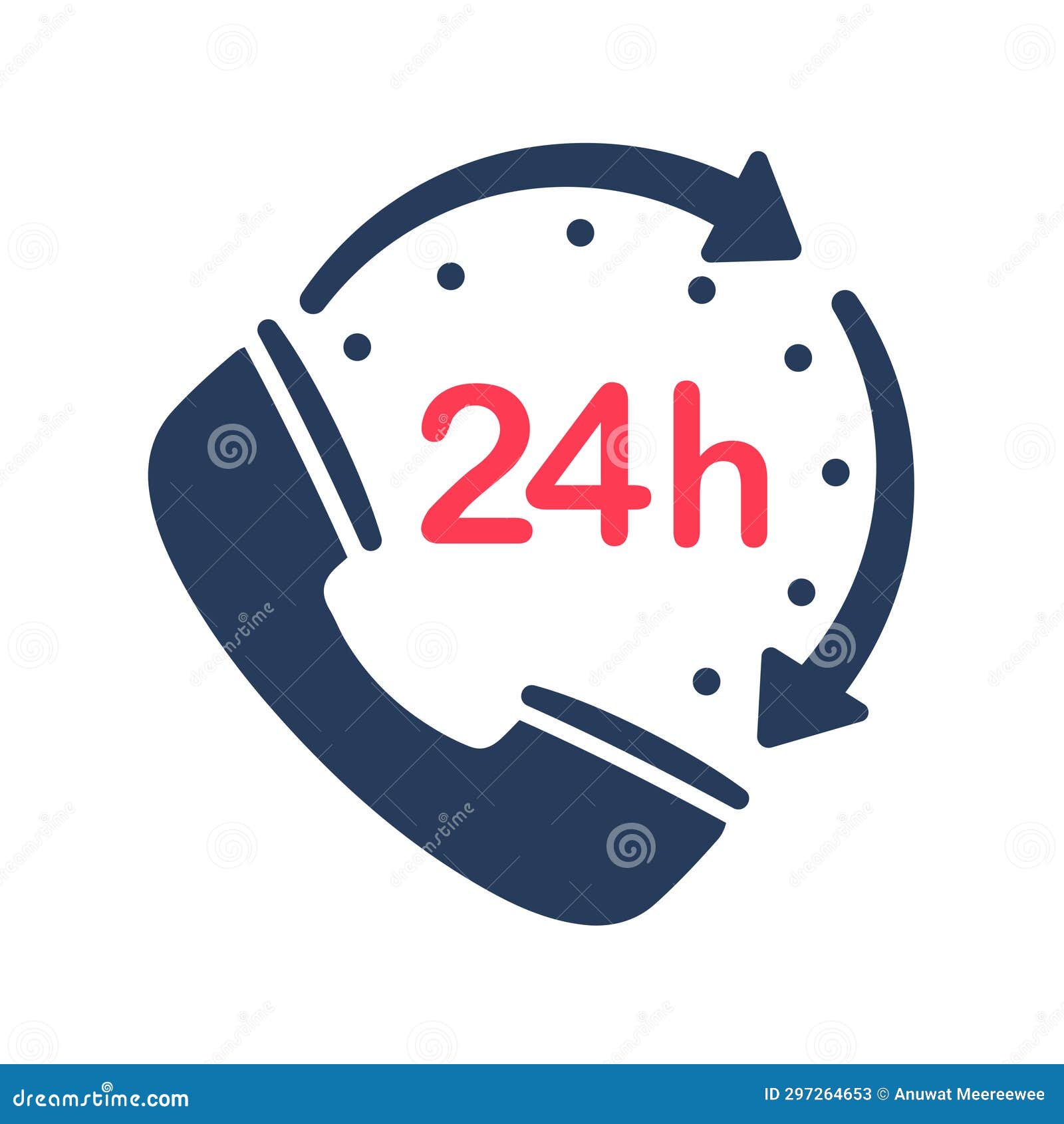 24 Hour Service Icon.Speech Bubbles Stock Illustration - Illustration ...