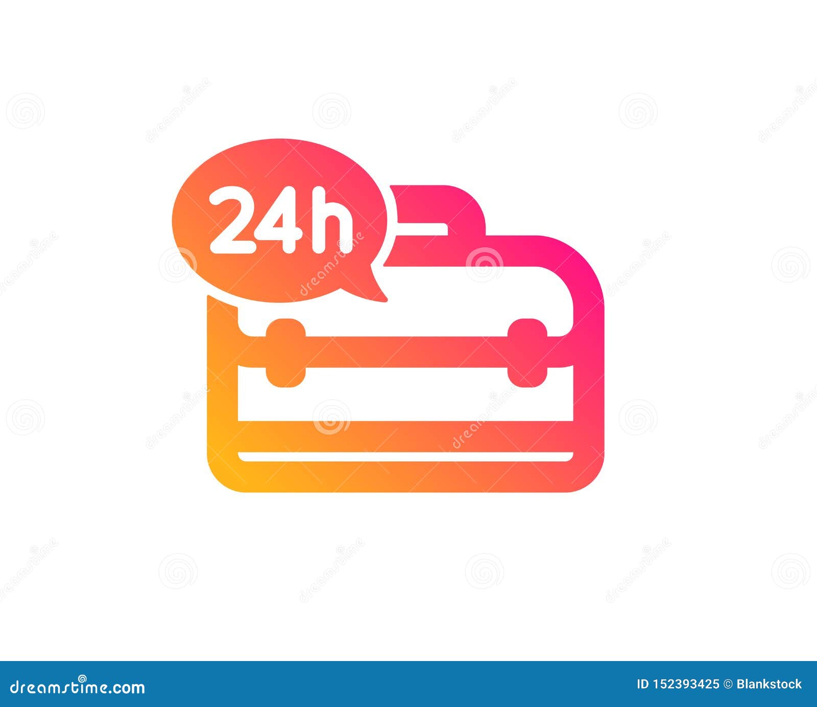 24 Hour Service Icon. Support Help Sign. Vector Stock Vector ...