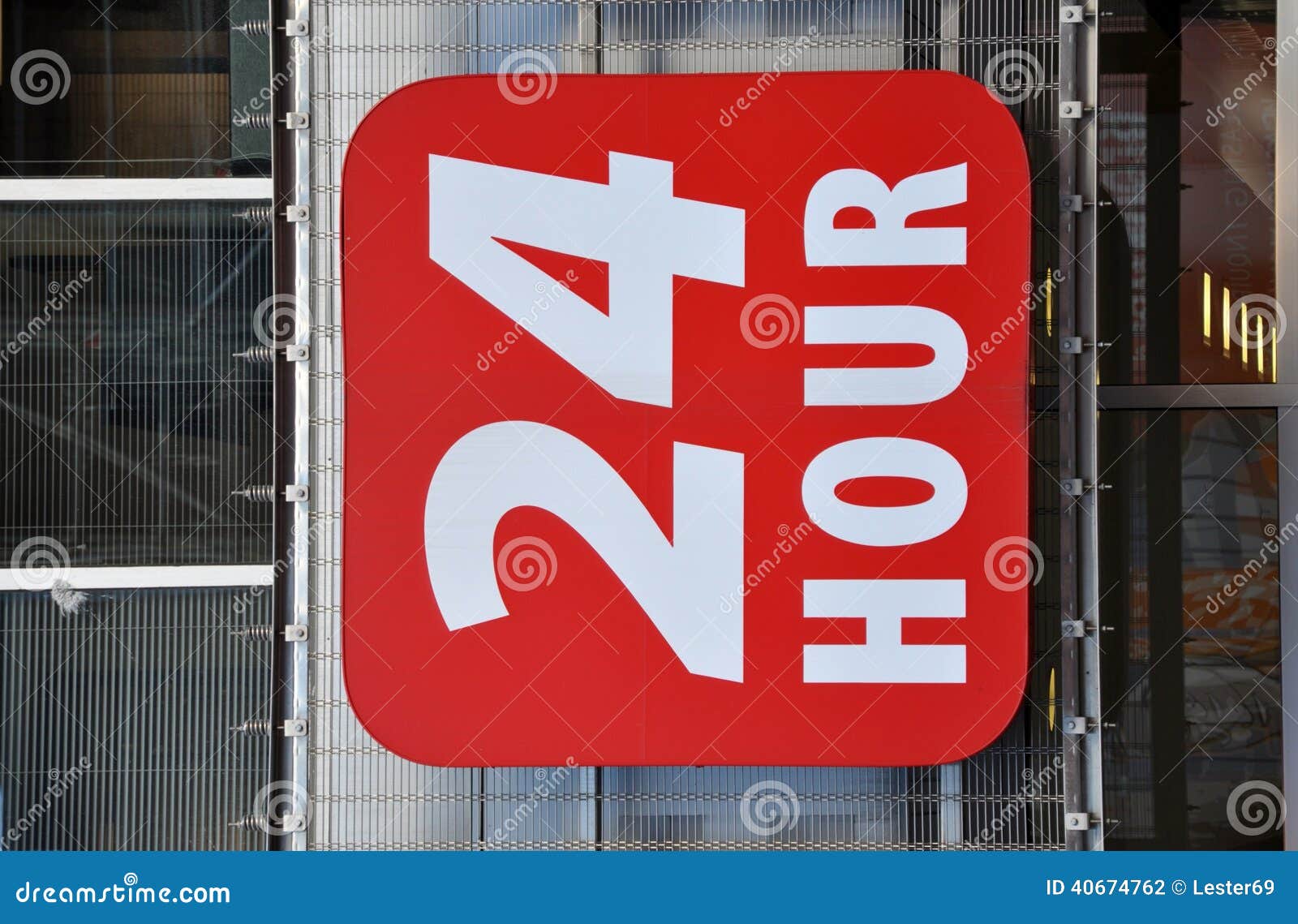 24 hour sign stock photo. Image of facilities, customer - 40674762