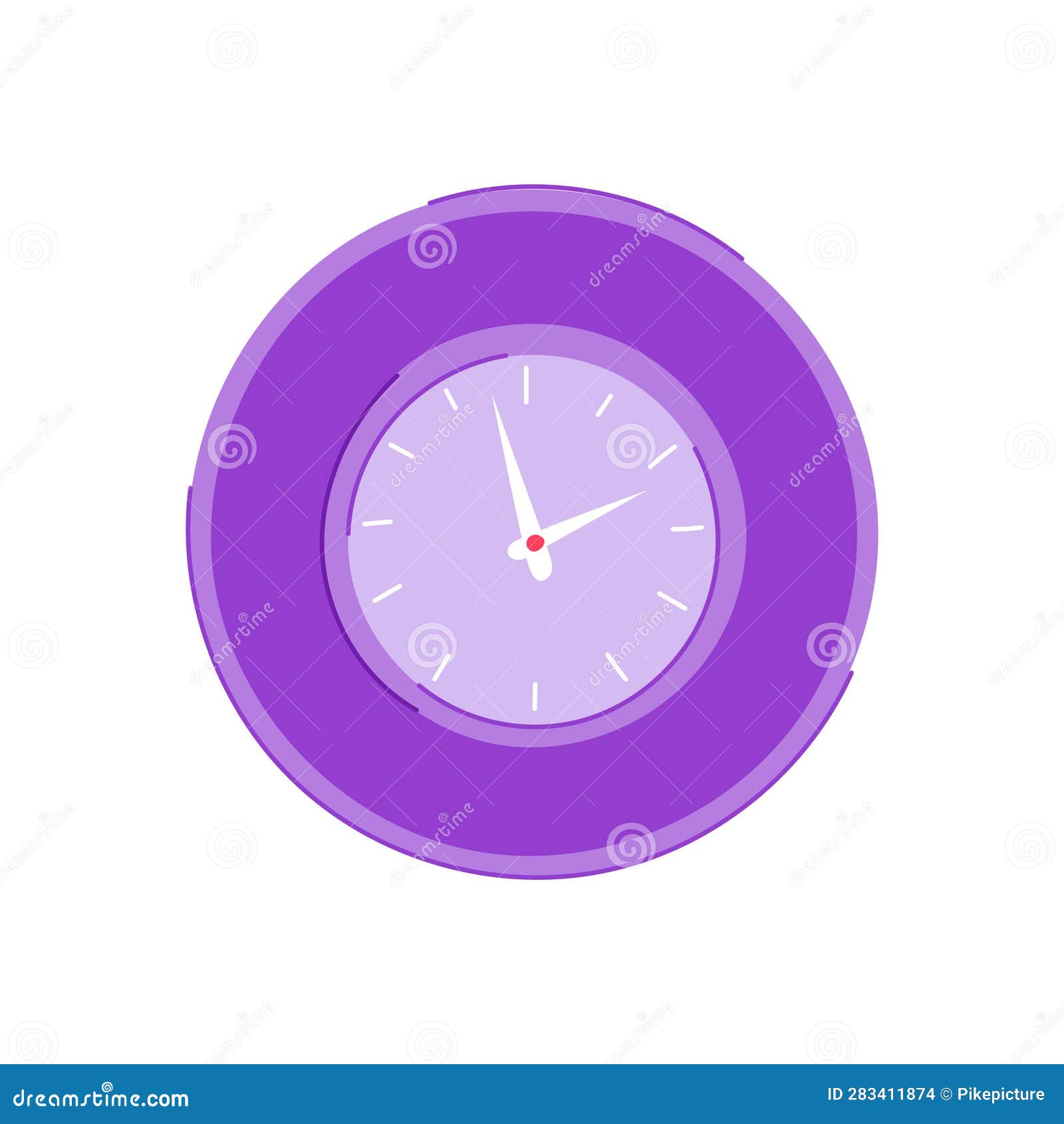 Modern Timer Set, Great Design For Any Purposes. Countdown Timer. Watch ...